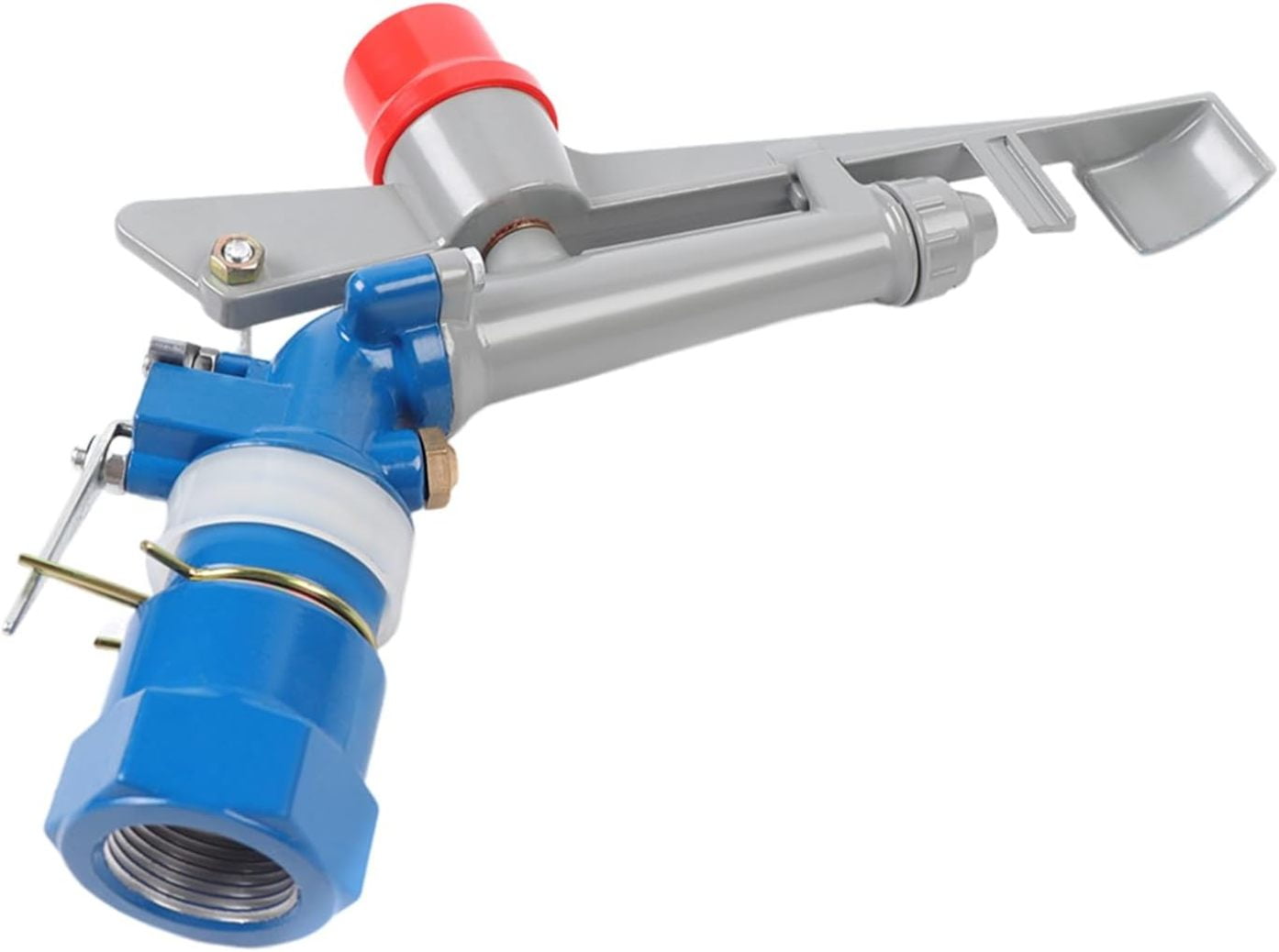1 Inch 360° Adjustable Sprinkler Gun Head Irrigation Spray Gun, Impact ...