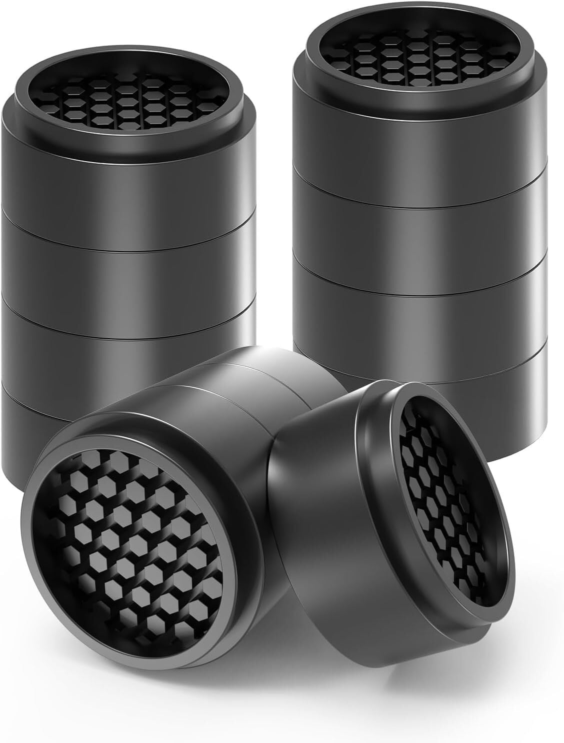 1 Inch Adjustable Bed Furniture Risers, Stackable Round Heavy Duty ...