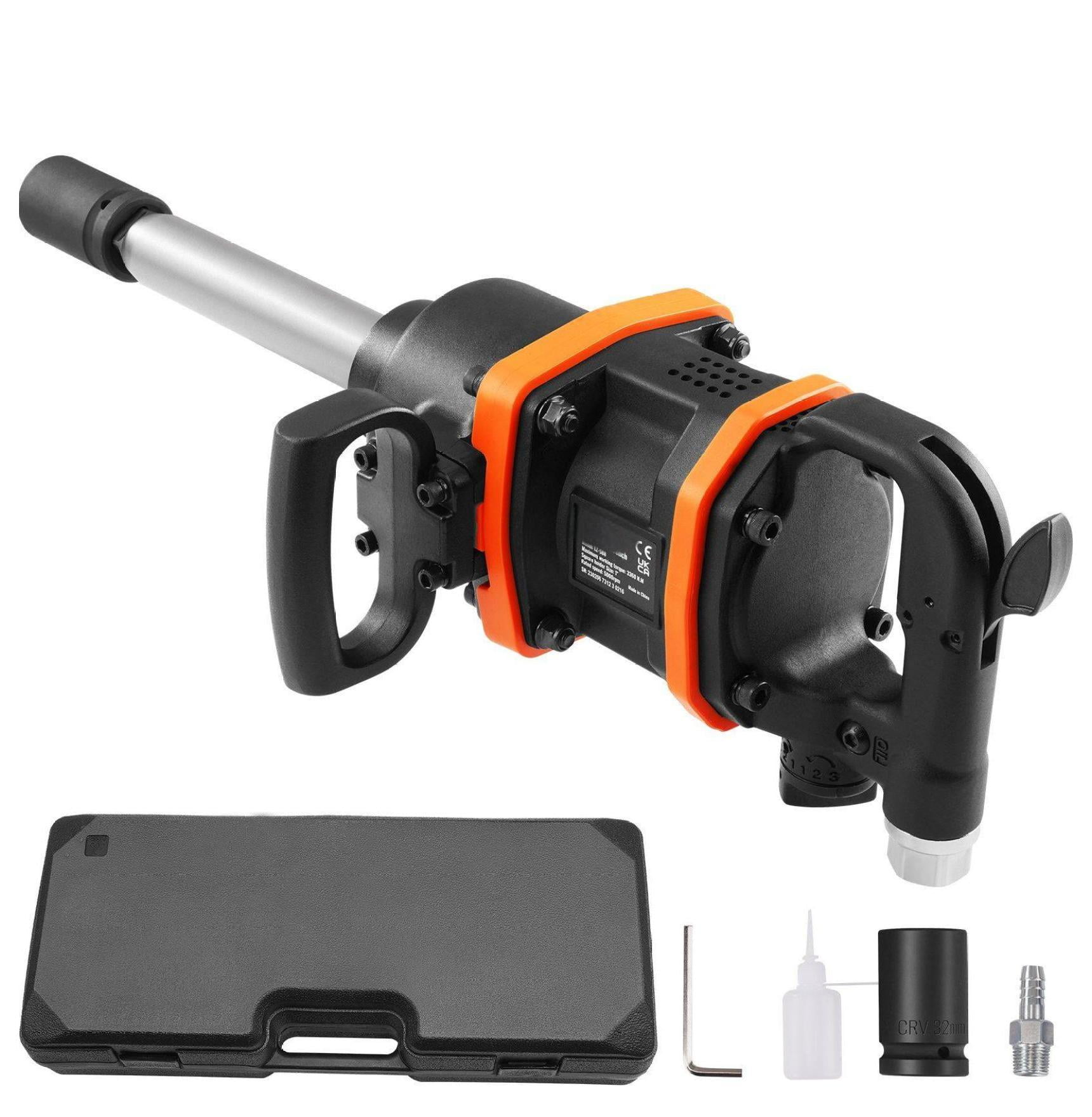 1 Inch Air Impact Wrench - 3160 ft-lbs Pneumatic Impact Gun with 8 Inch ...