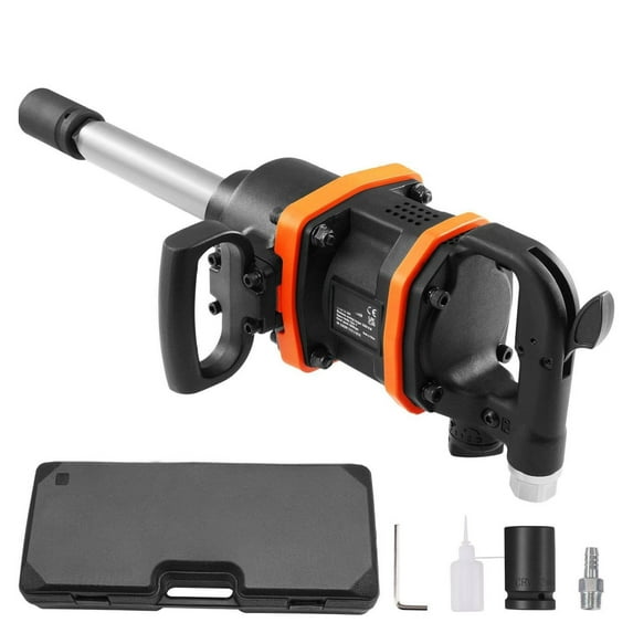 1 Inch Air Impact Wrench - 3160 ft-lbs Pneumatic Impact Gun with 8 Inch ...