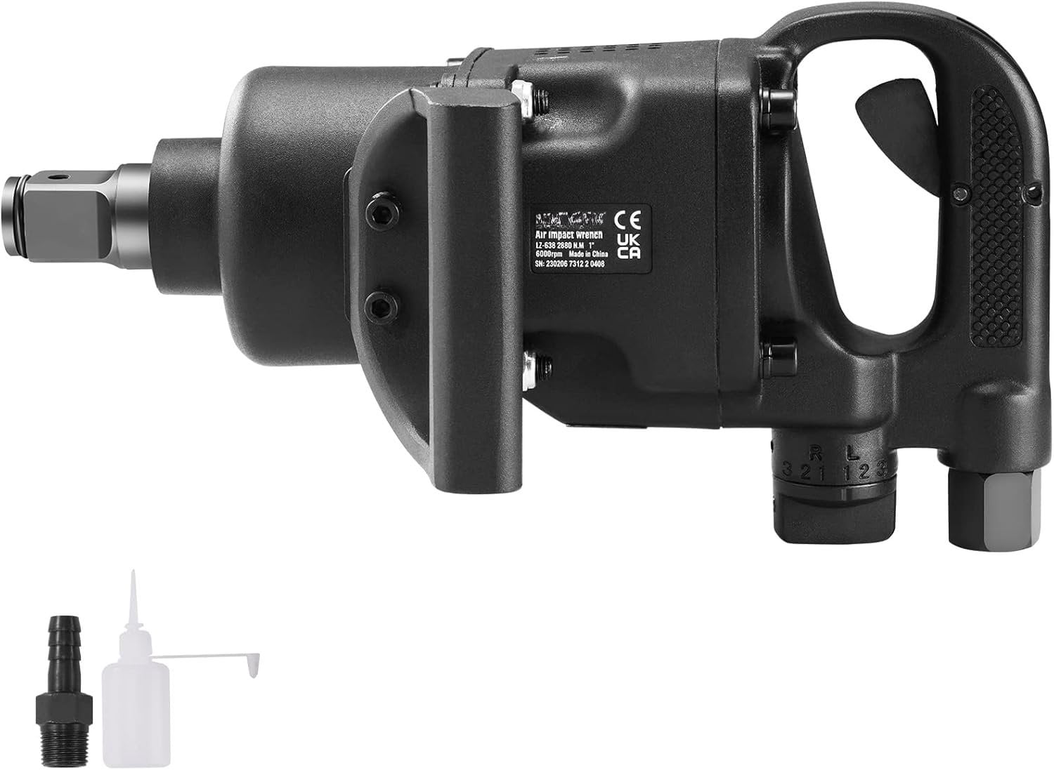 1 Inch Air Impact Wrench, Up to 2730 ft-lbs Reverse Torque Output 1 ...