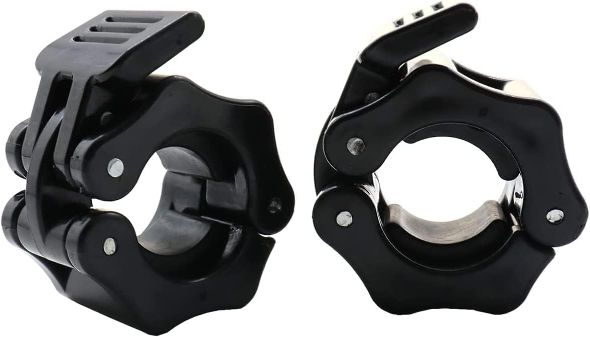 1 Inch Barbell Clamps - Quick Release Pair of Locking 1'' Diameter ...