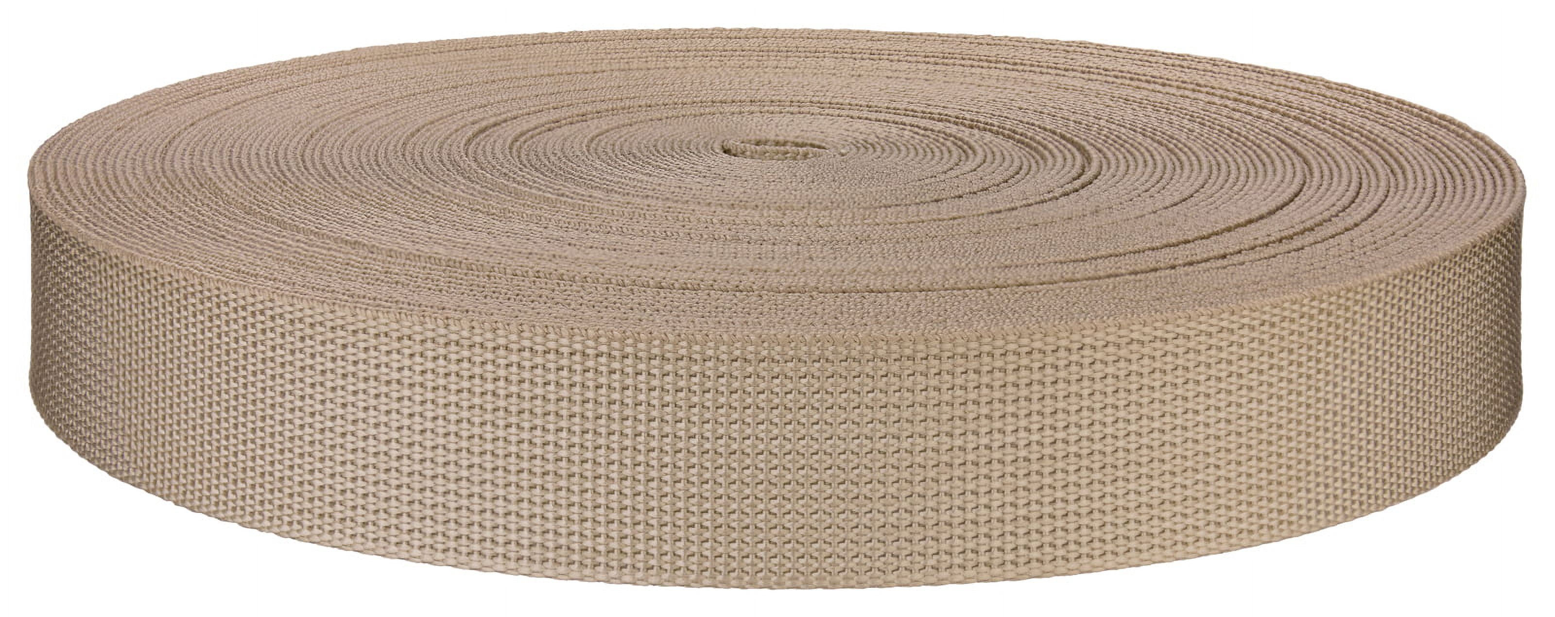 1 Inch Berry Compliant Cream Lite Weight Nylon Webbing Closeout ...