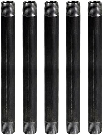 1 Inch Black Pipe, Threaded One Inch Malleable Steel Pipes Fitting ...