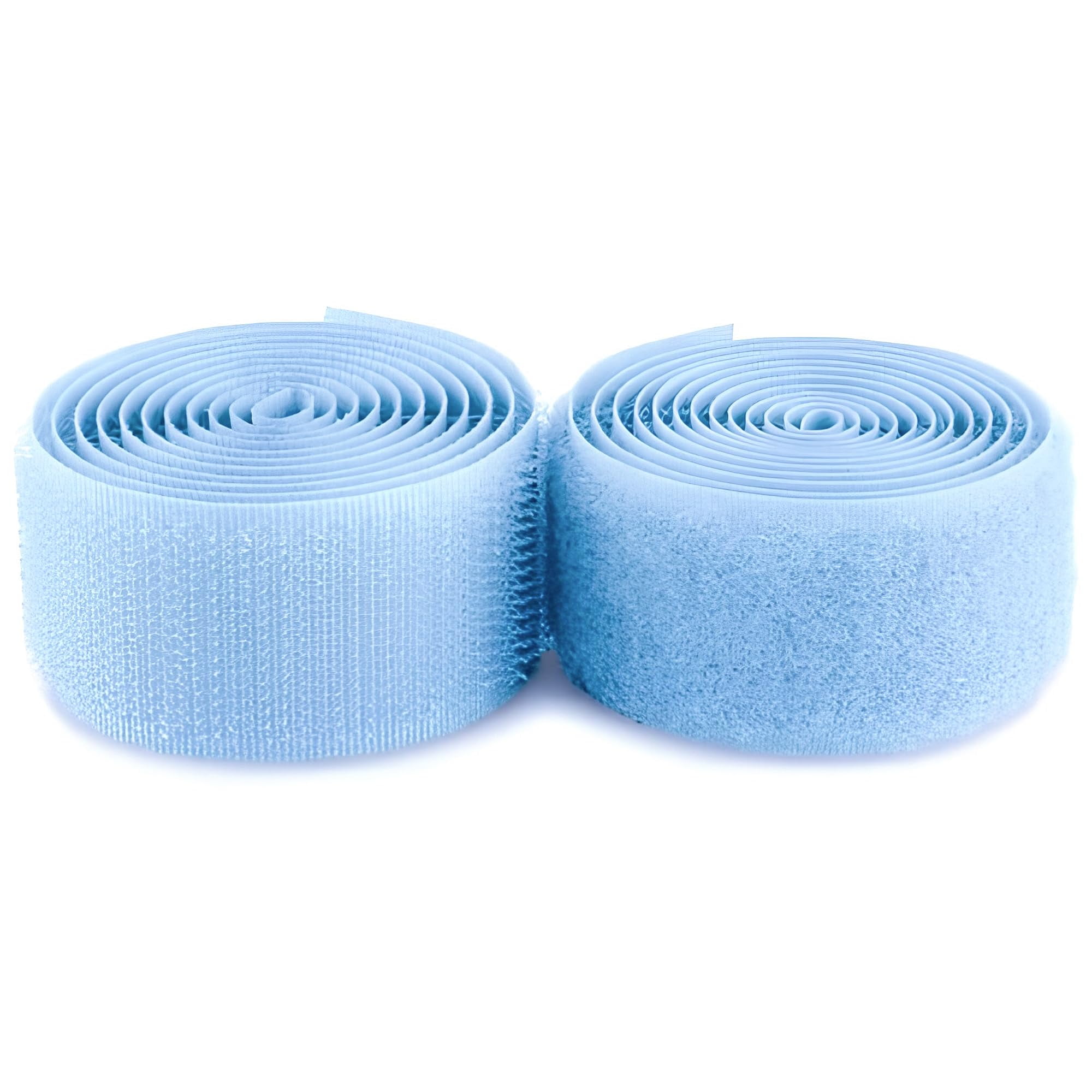 1 Inch Blue Hook & Loop Tape - Non-Adhesive 1 Yd Length Roll - Nylon ...