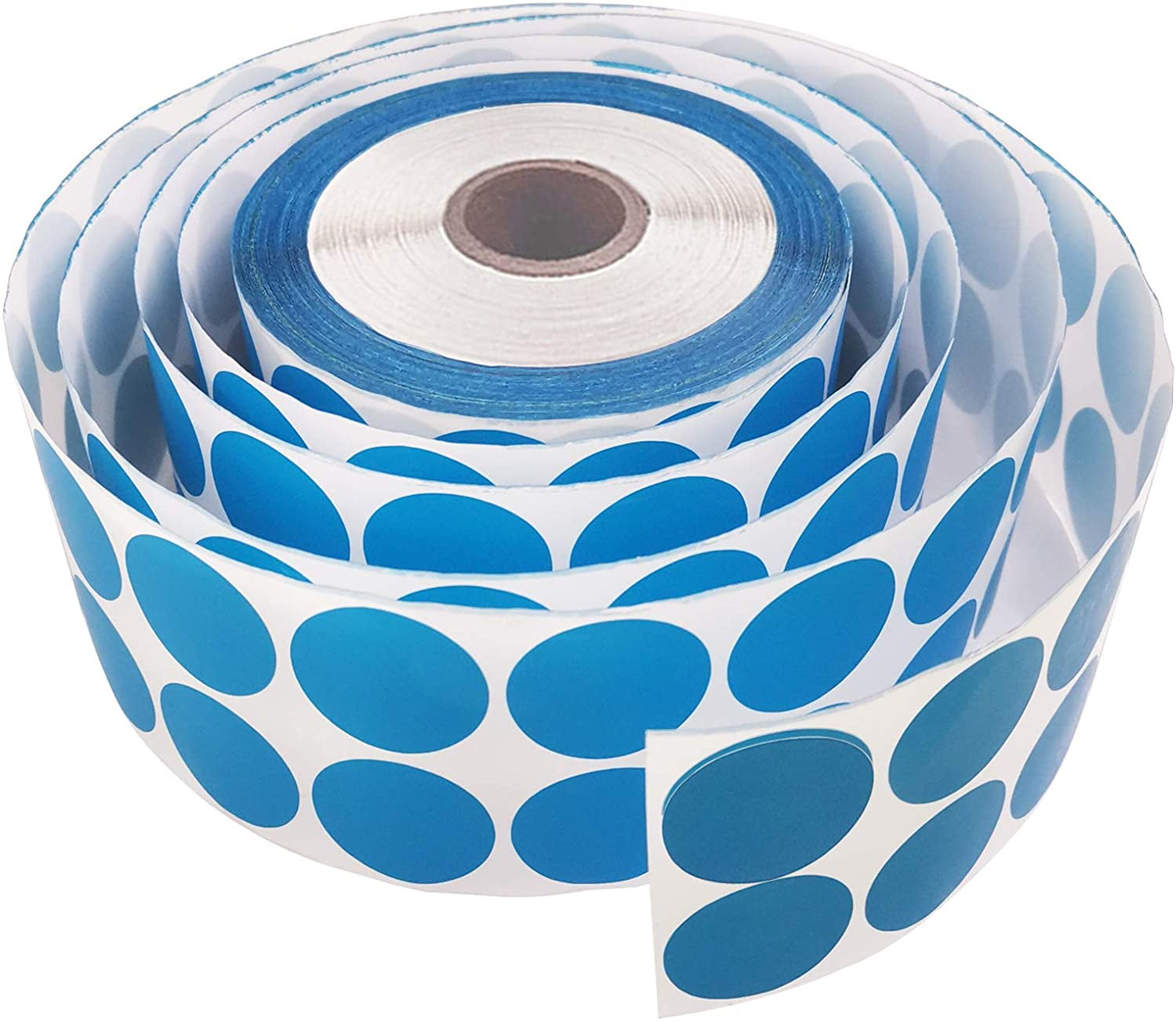 1 Inch Blue Round Color Coding, DaKuan Circle Dot Labels, 2500 Stickers ...