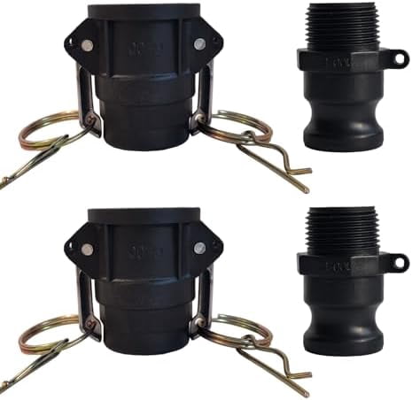 1 Inch Camlock Fittings Type D & F Polypropylene Cam and Groove Hose ...