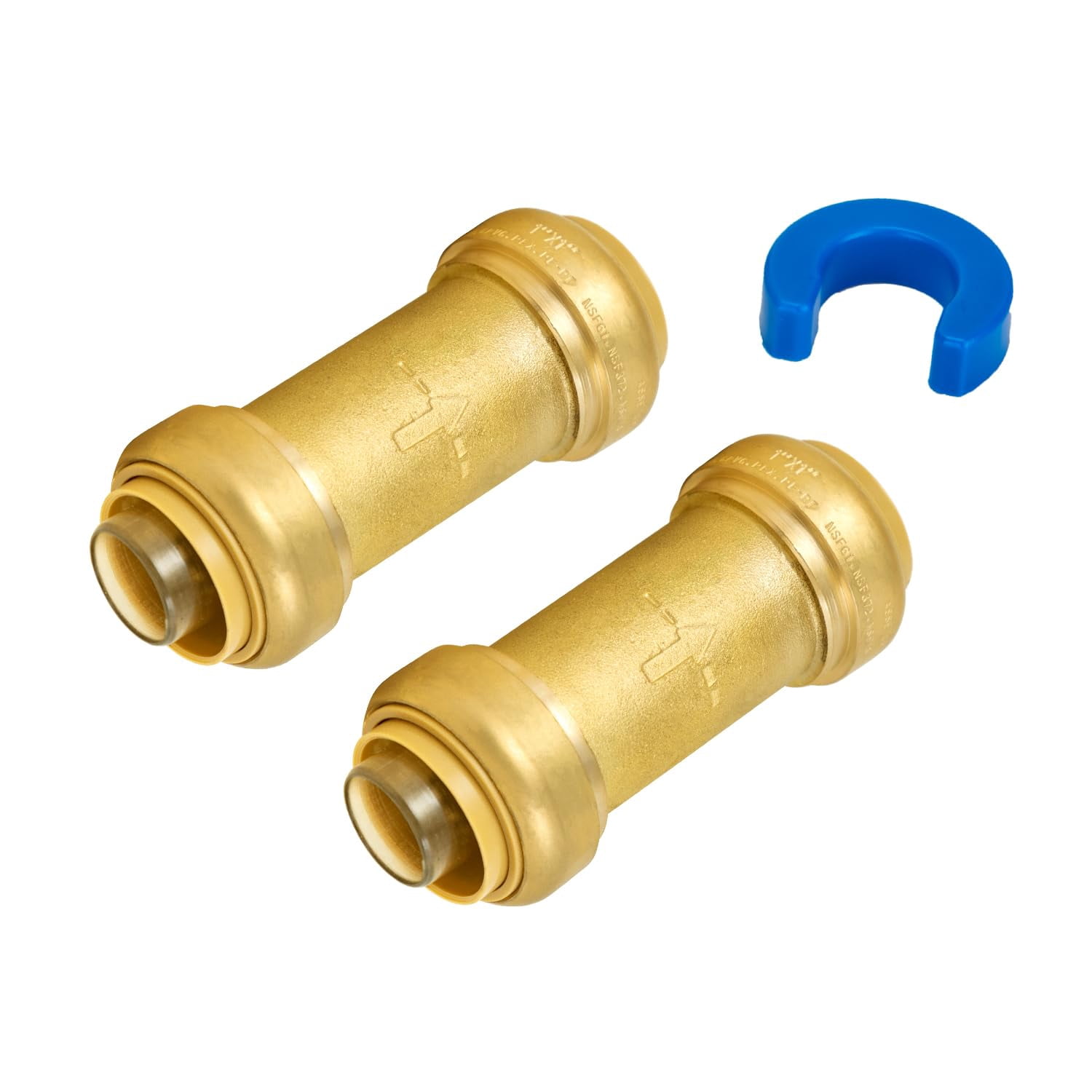 1 Inch Check Valve 2 Pack, Push-to-Connect Plumbing Fitting for PEX ...