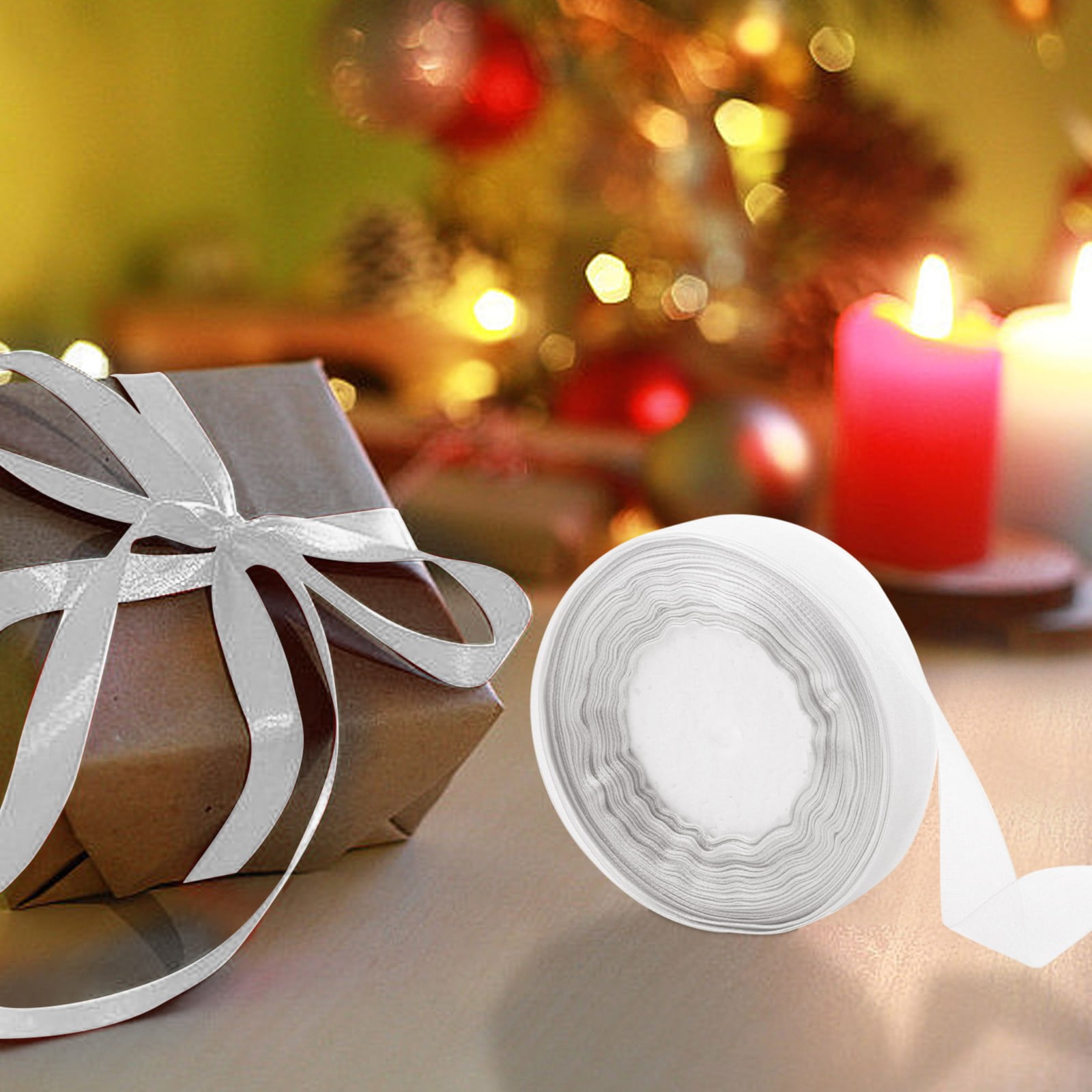 1 Inch Clear Chiffon Ribbon for Wrapping Wedding Bouquet DIY Craft ...