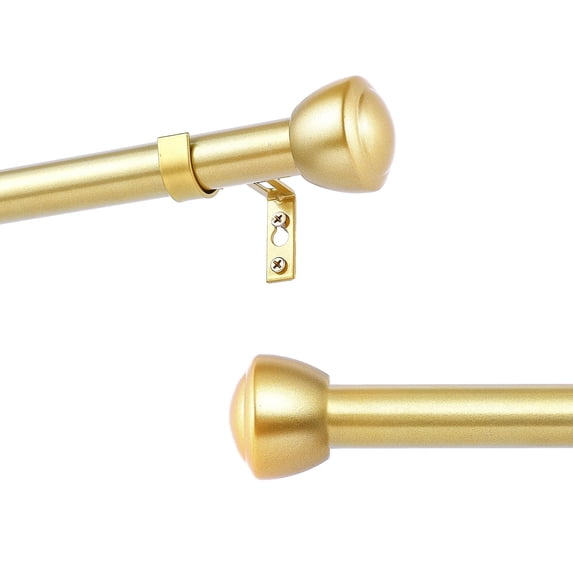 1 Inch Curtain Rods For Windows 144-168 Inches - Heavy Duty Drapery ...