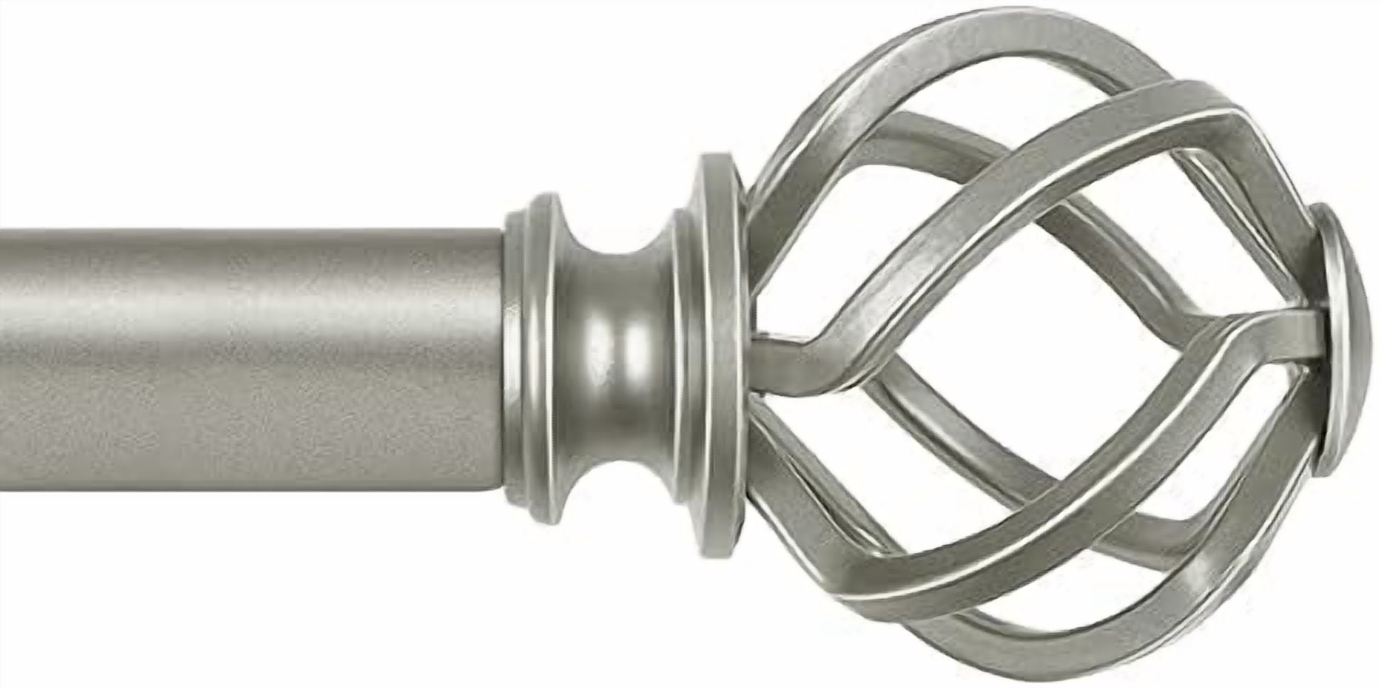 1 Inch Curtain Rods for Windows 72 to 144 Inches (6-12ft), Antique ...