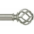 1 Inch Curtain Rods for Windows 72 to 144 Inches (6-12ft), Antique ...
