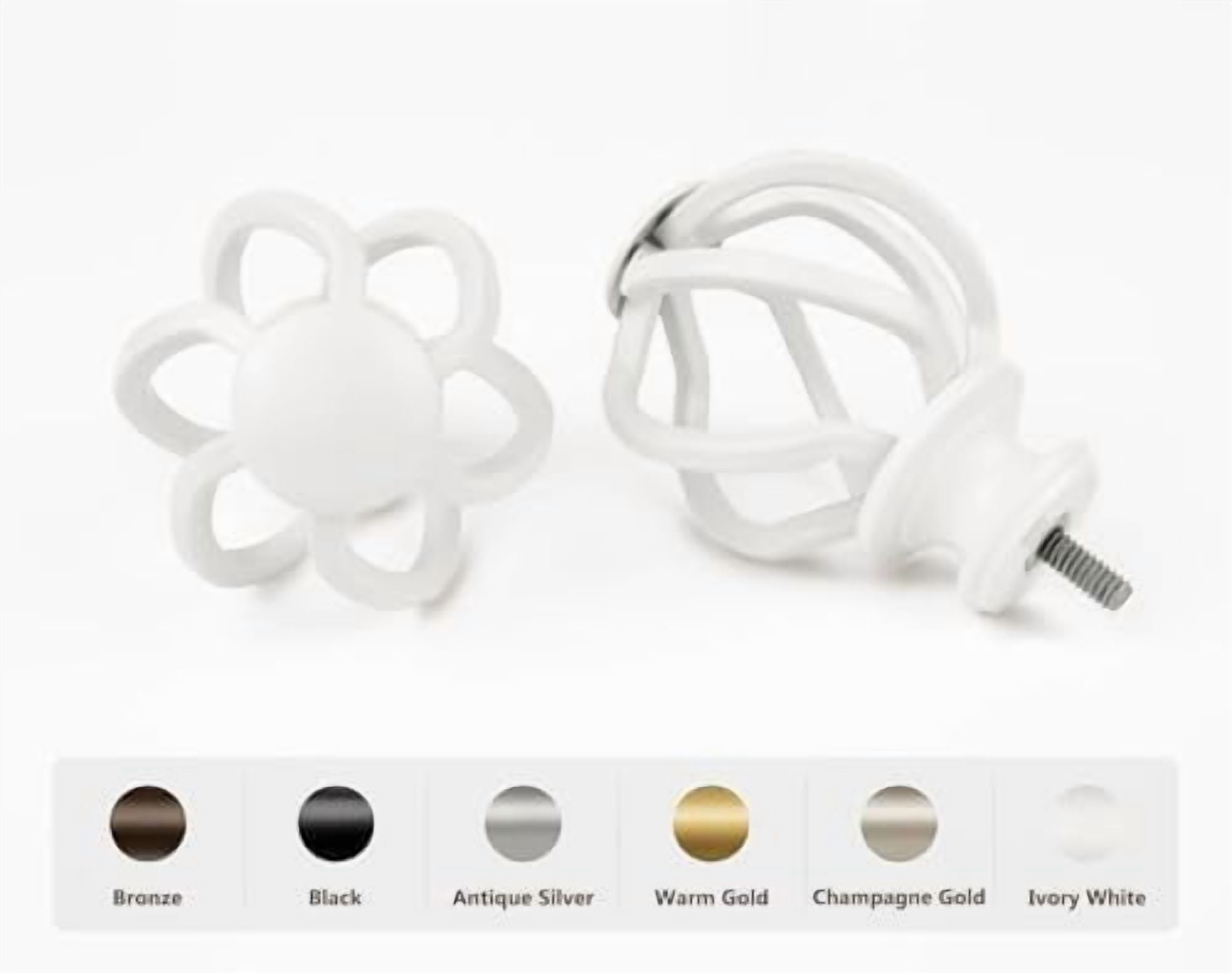 1 Inch Curtain Rods for Windows 72 to 144 Inches (6-12ft), White Long ...