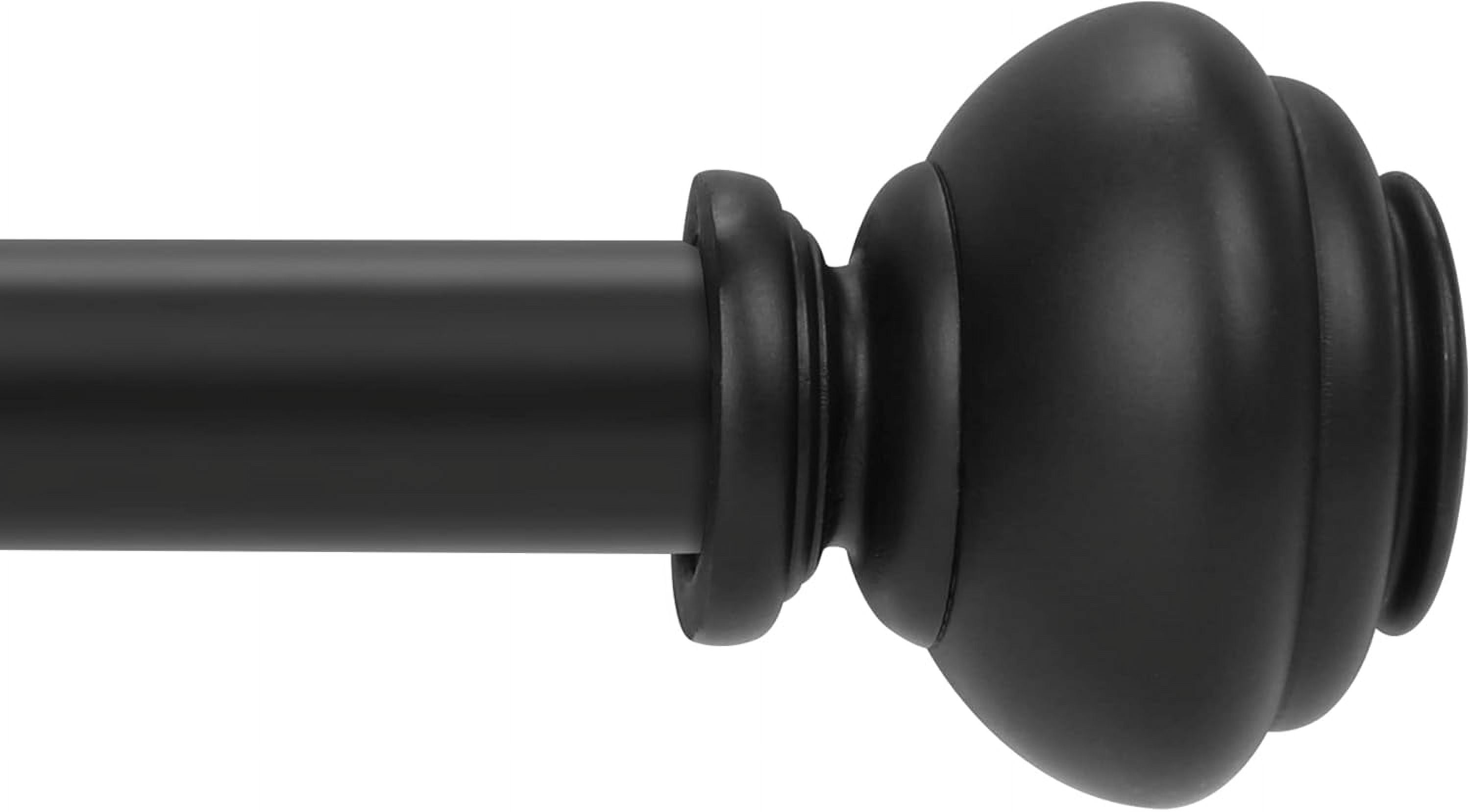 1 Inch Curtain Rods for Windows Extra Long 120 to 240 Inch Standard ...