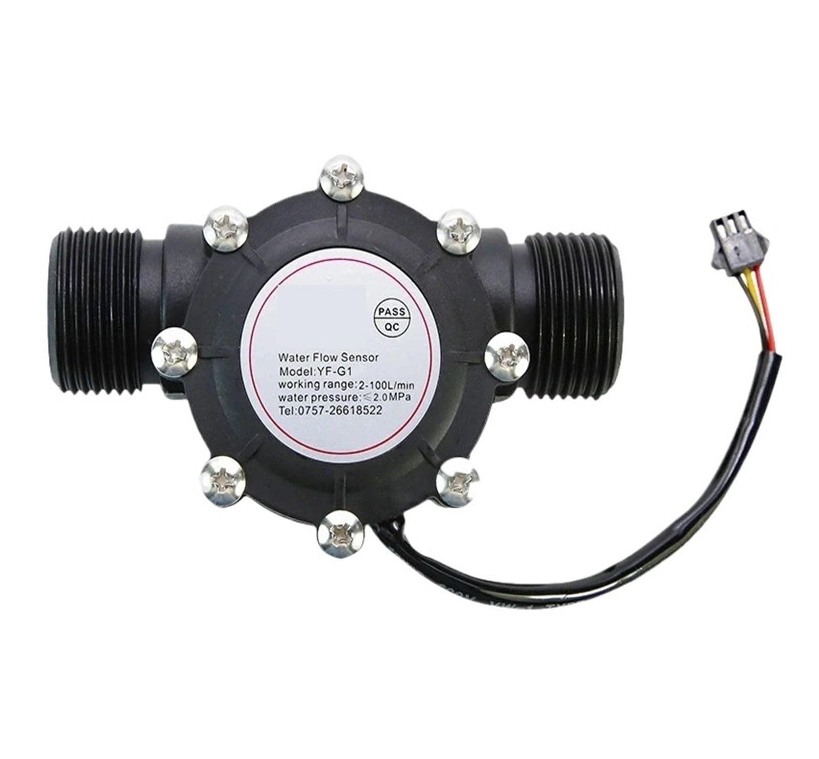 1 Inch DC 5-12V Water Flow Sensor Hall Sensor Switch Flow Meter Water ...