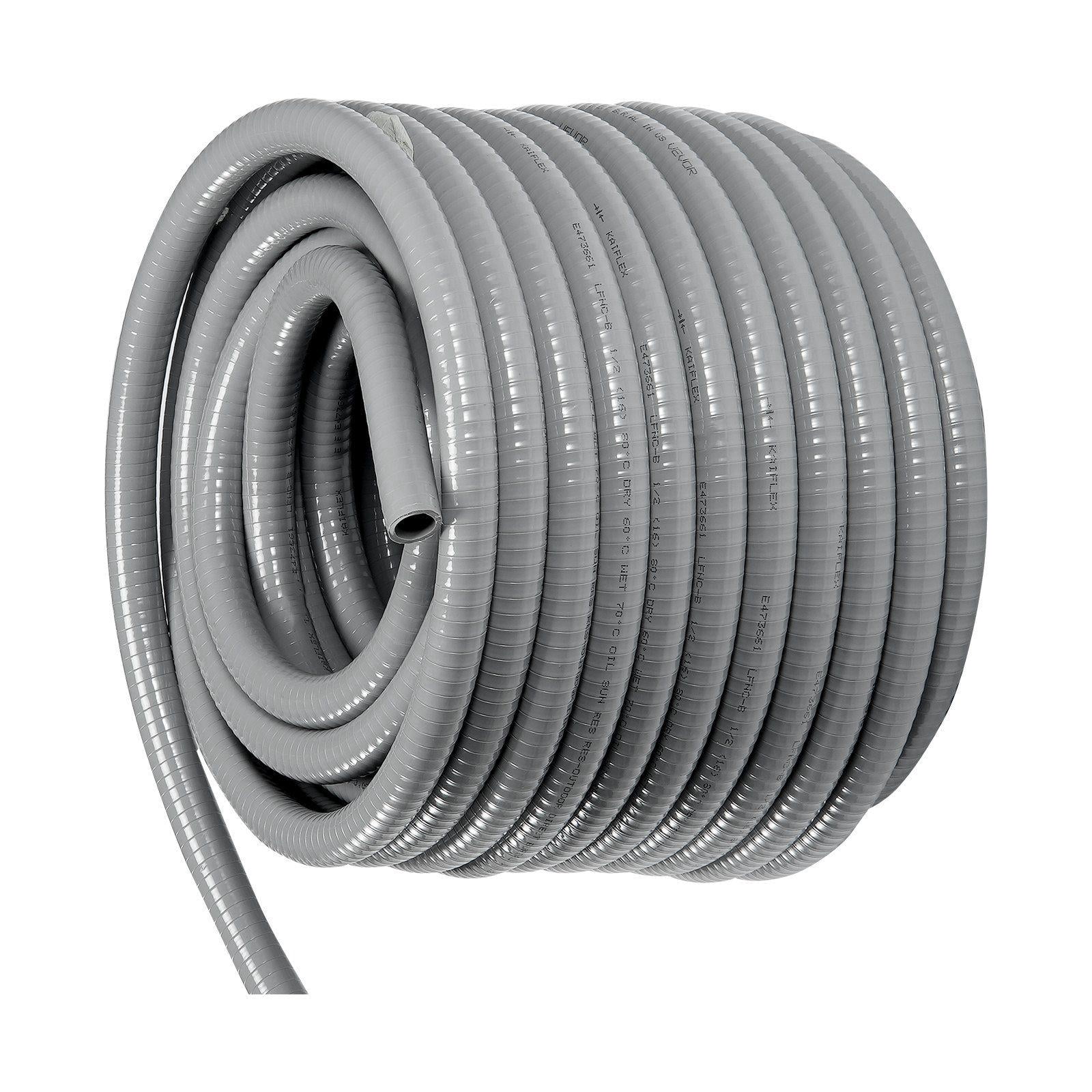1 Inch Flexible PVC Liquid Tight Electrical Conduit 100 ft Non Metallic ...