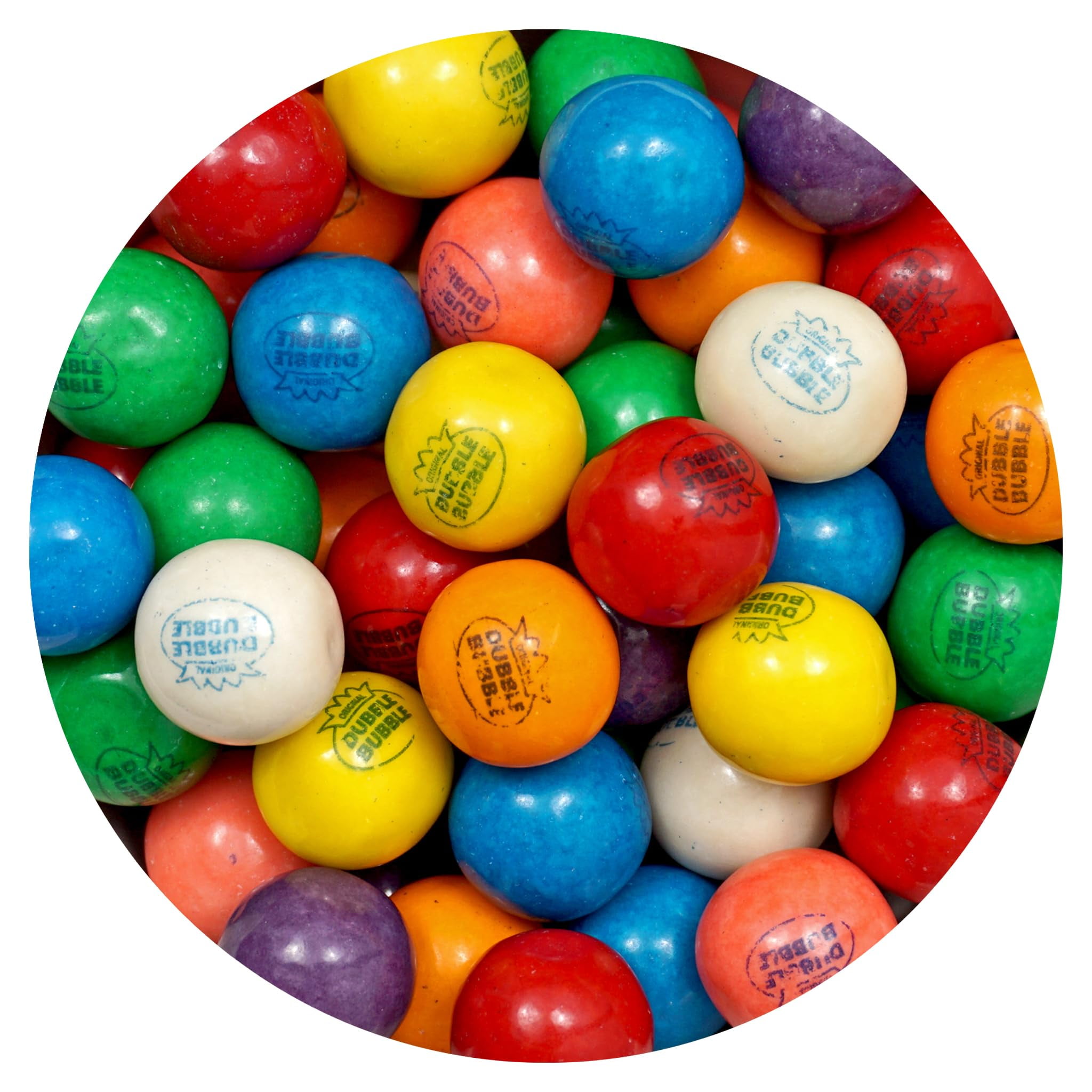 1 Inch Gumballs for Gumball Machine, Approx. 55 Pieces, 1lb Bulk Bag ...
