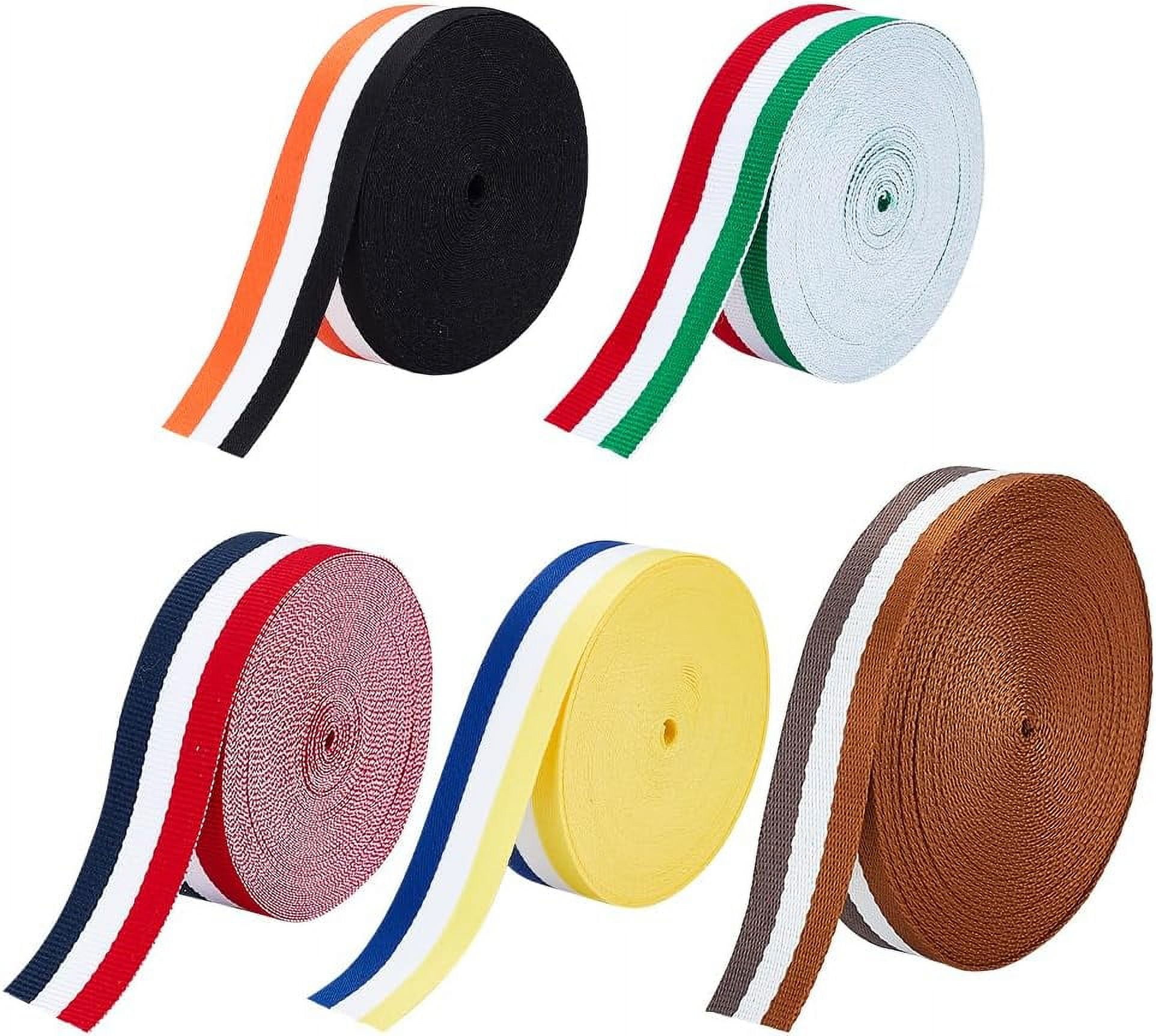 1 Inch Heavy Polyester Webbing 5 Style Flat Bag Straps Nylon Webbing ...