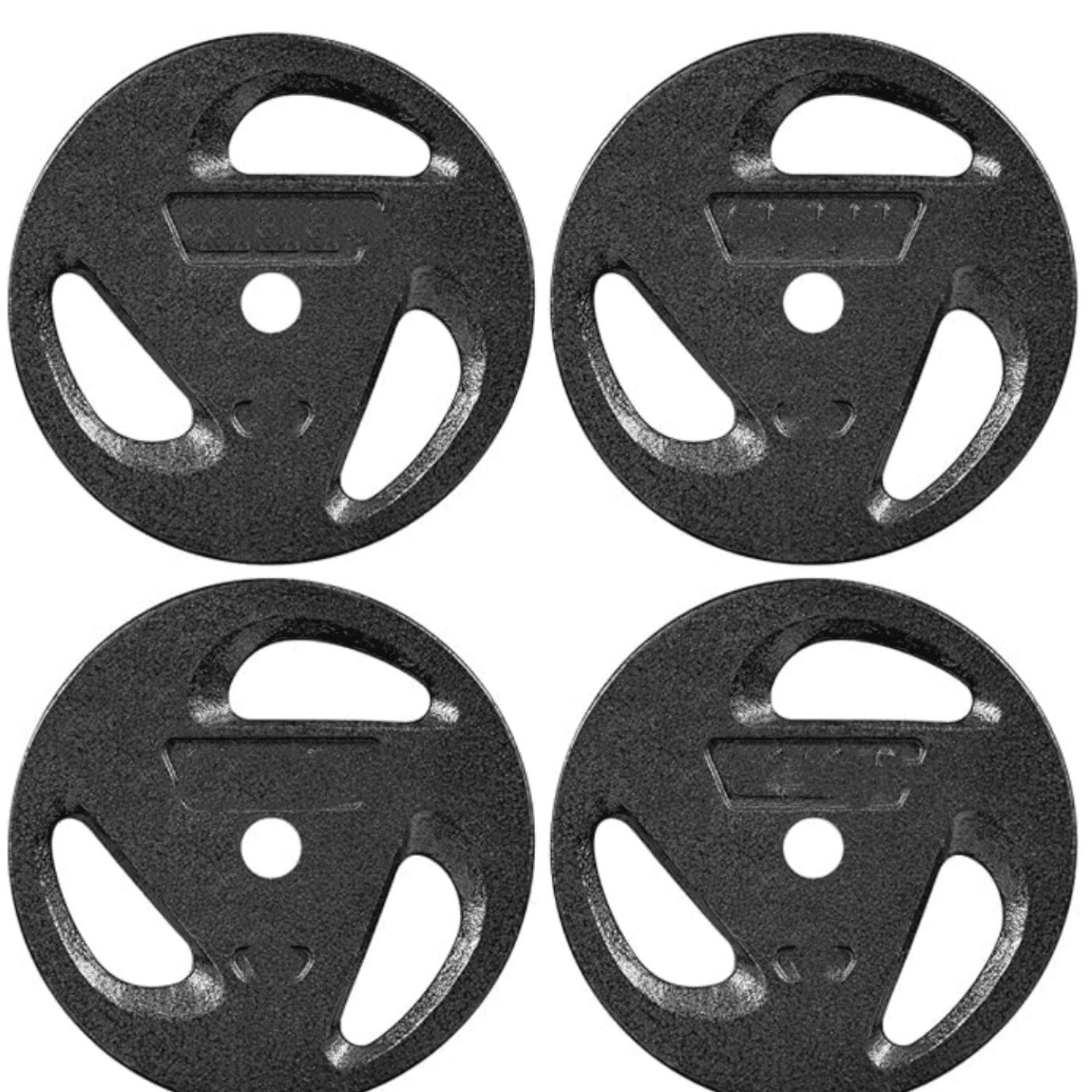 1-Inch Hole Cast Iron G Plate, Compatible with 1-Inch Standard Barbell ...