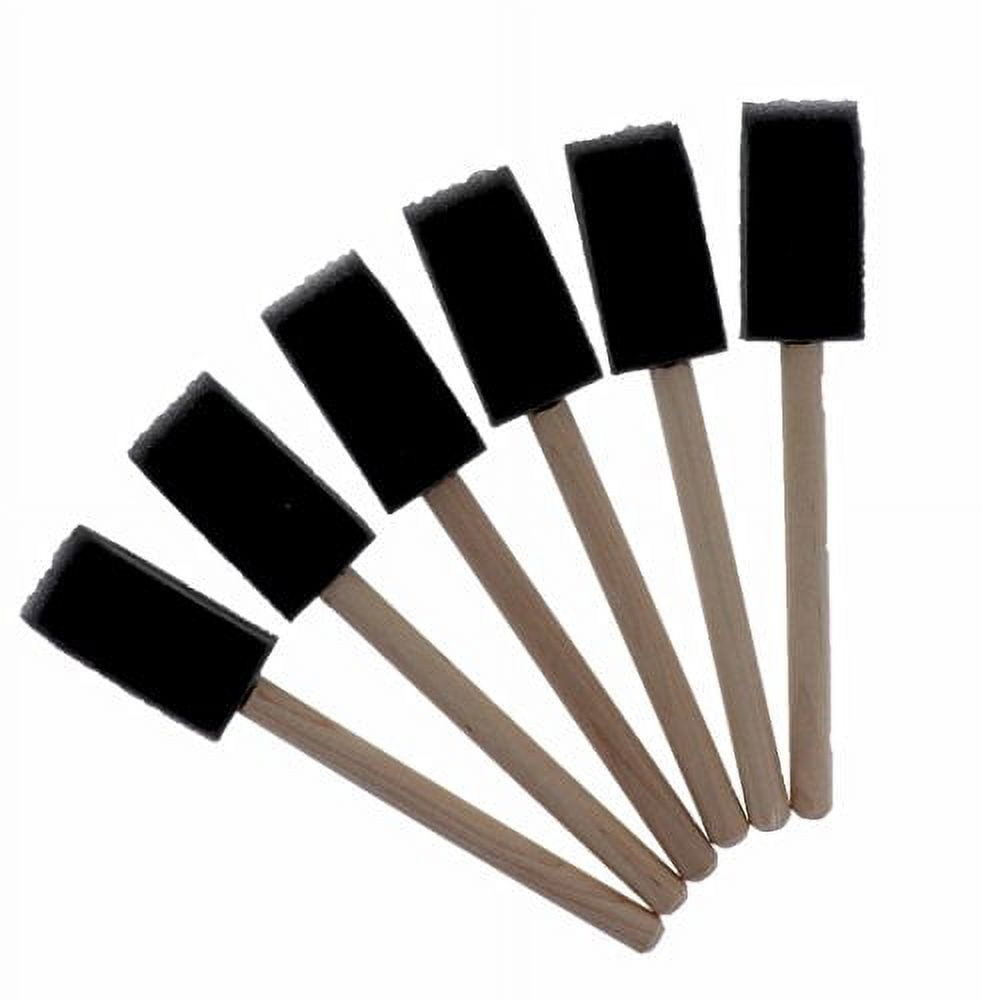 1 Inch Jen Manufacturing Orginial Poly-Brush Foam Disposable Brush 48 per box - Walmart.com