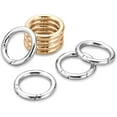 1 Inch Keychain Rings, 8 Pack Round Carabiner Clip for Keys, Buckle ...