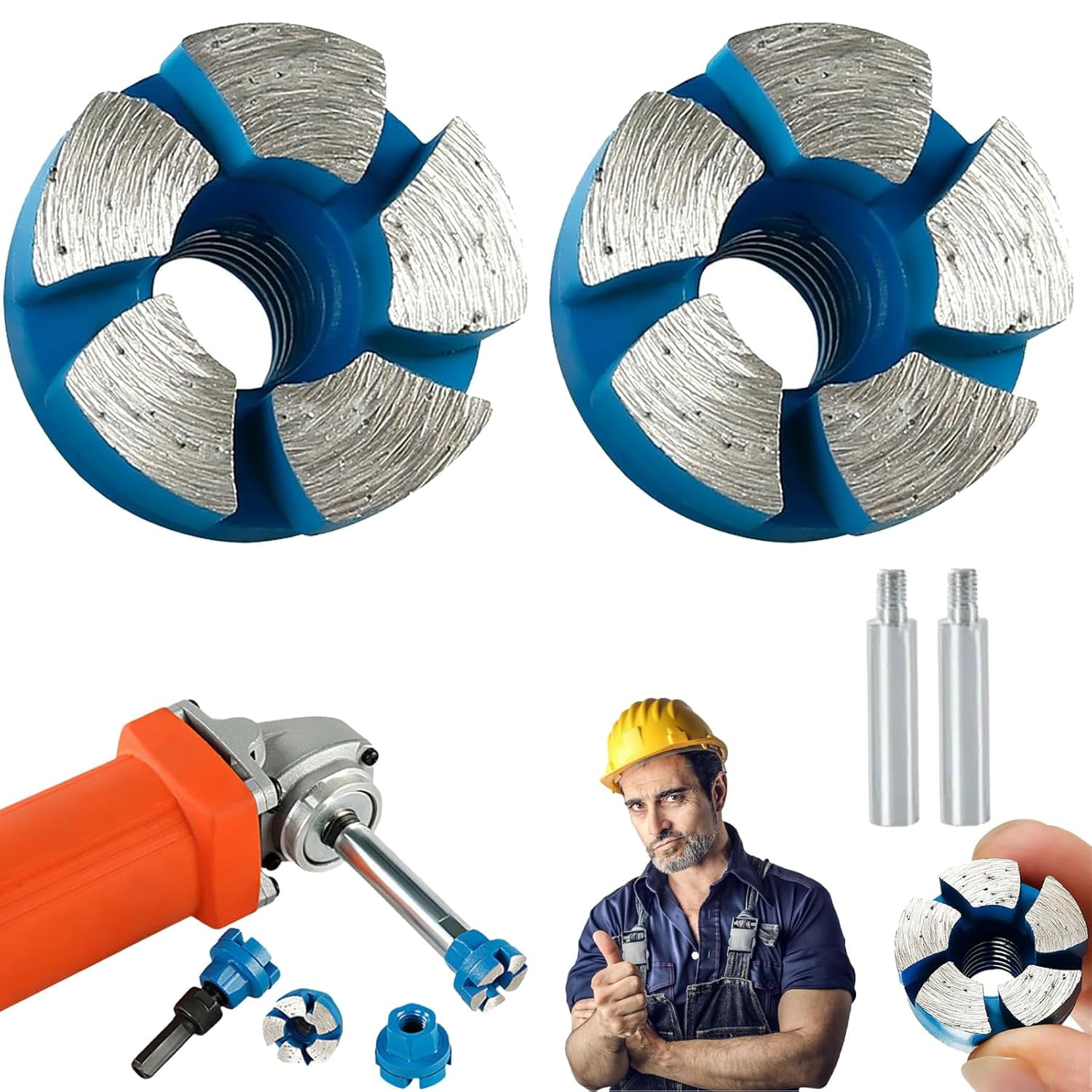 1 Inch Mini Diamond Flat Grinding Head Durable Flat Grinding Head for ...