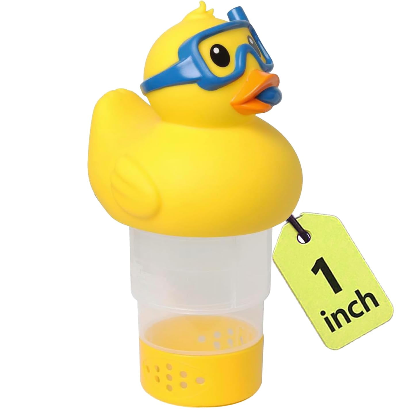 1 Inch Mini Pool Chlorine Floater Dispenser for 1" Tablets, Holds 4 ...