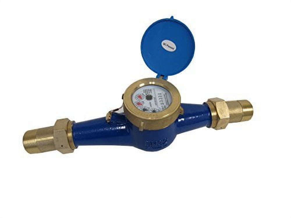1 Inch Multi-Jet Brass Totalizing Water Meter, Sealed Dry Dial ...