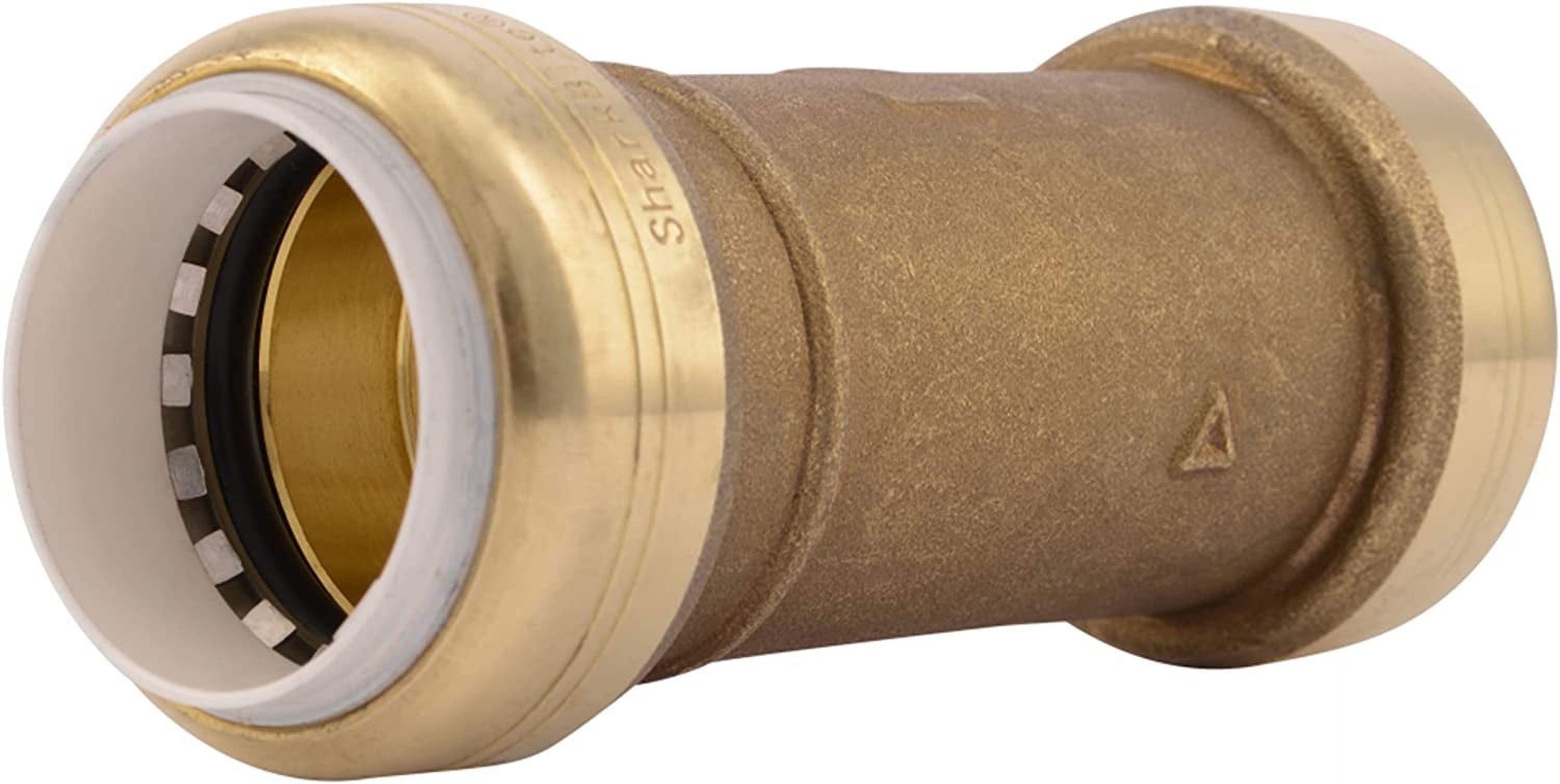 1 Inch PVC Slip Coupling, Push to Connect Brass Plumbing Fitting, PVC ...