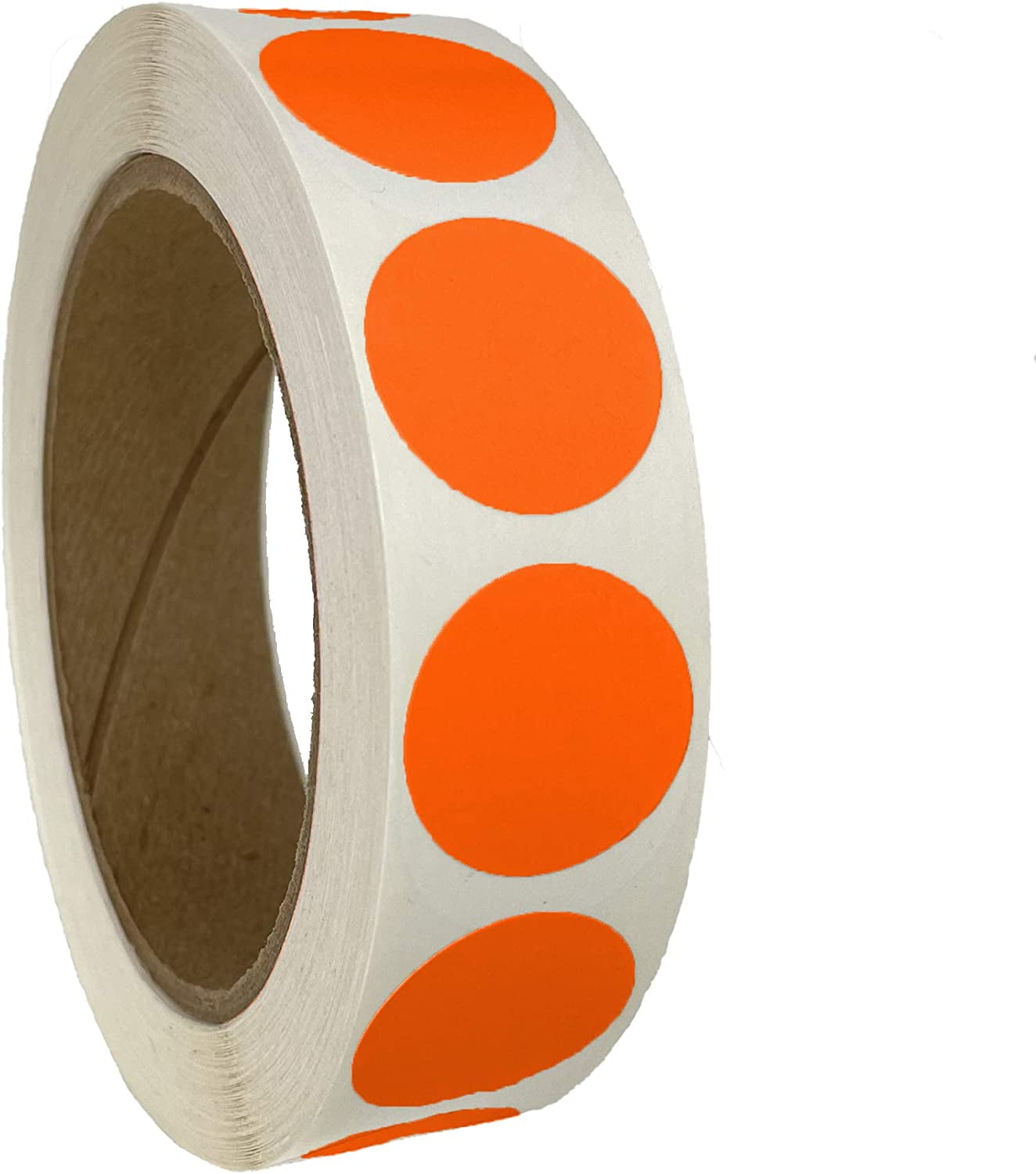1 Inch Permanent Color-Code Circle Stickers. 1000 Dots per Roll. USA ...