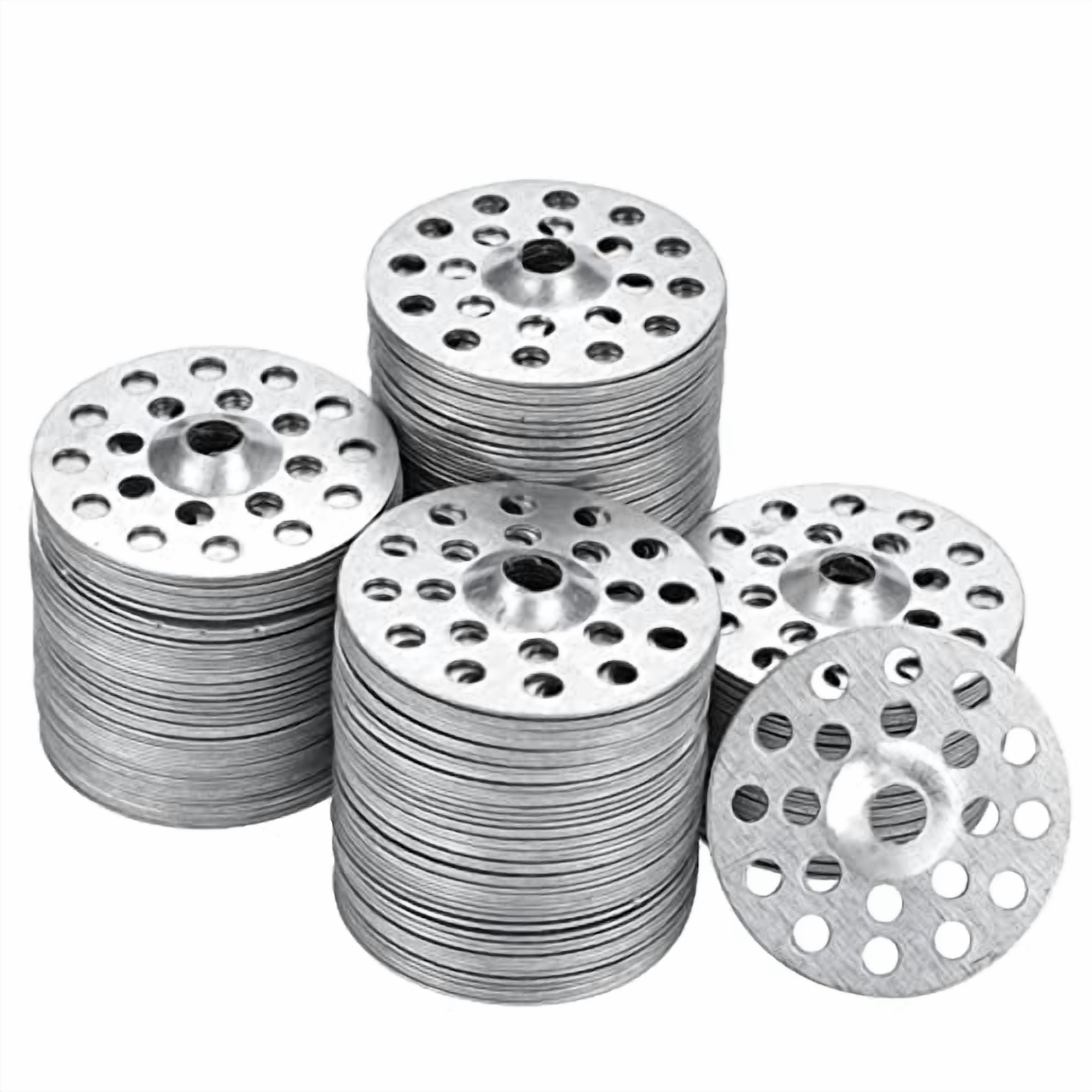 1 Inch Plaster Washers 200 Pcs Plaster Buttons Metal Washers for Screws ...