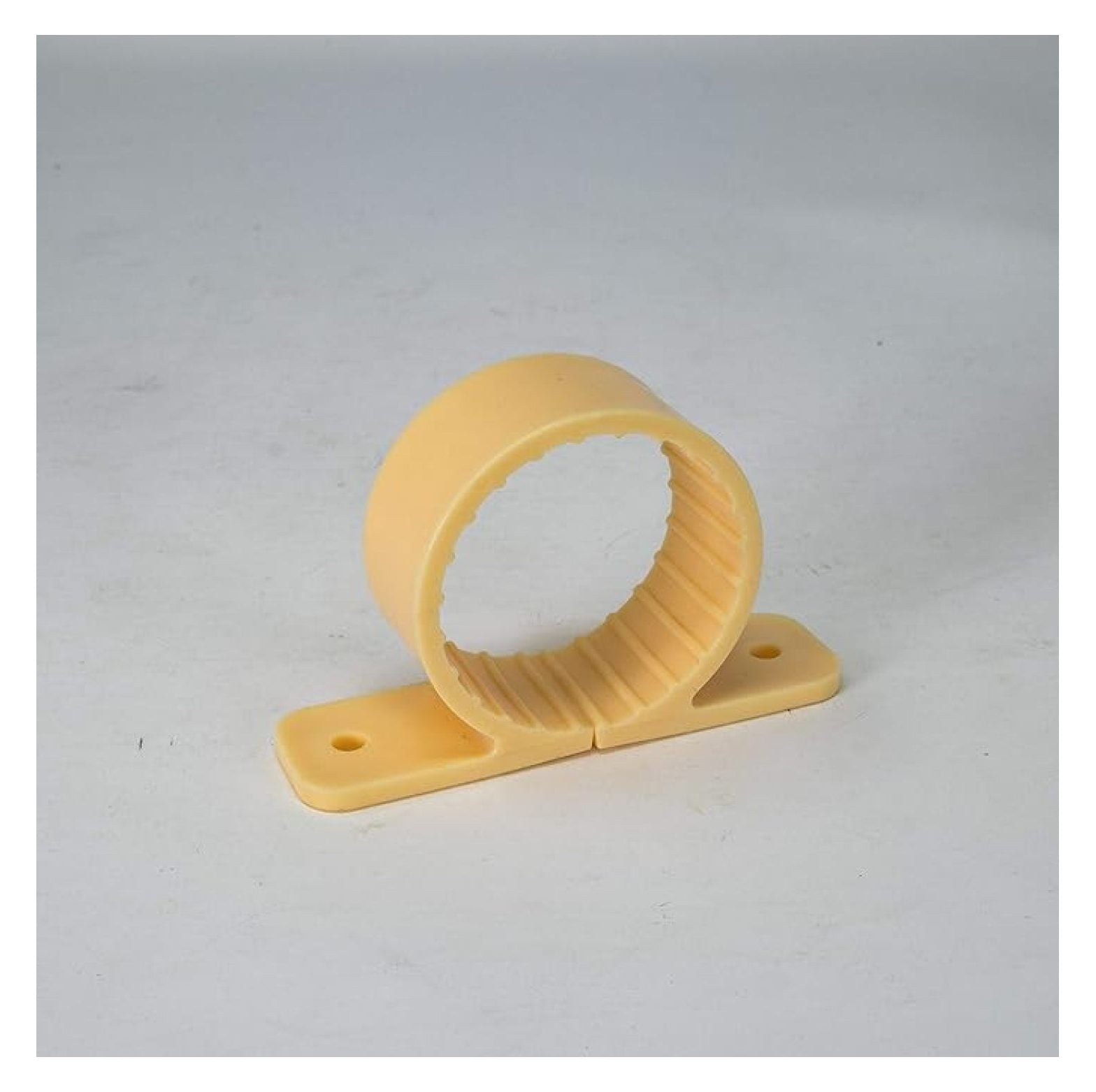 1-Inch Plastic Pipe Clamp, 2-Hole Mount Strap for 1-1/8" OD Pipe (1 ...