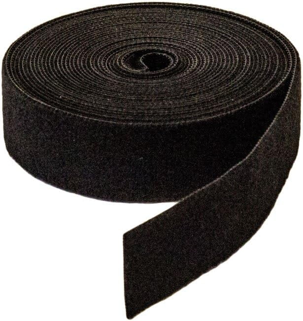 1 Inch Roll Hook and Loop Reusable Cable Ties Wraps Straps - 5M 15ft ...