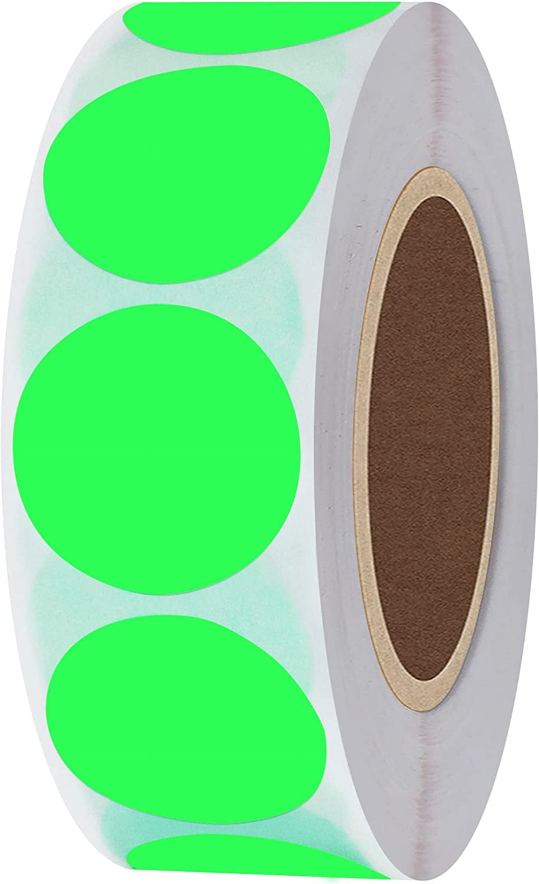 1 Inch Round Blank Fluorescence Green Shooting Target Pasters | Total ...