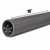 Schedule 40 PVC Pipe - Cut to Custom Length (6" x 6') - Walmart.com