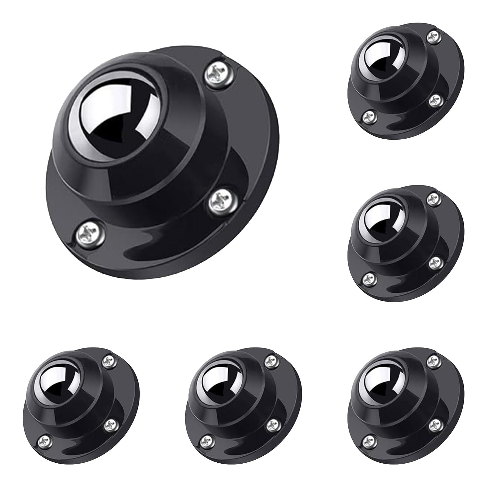 1 Inch Small Caster Wheels for Furniture, Self Adhesive, 360 Swivel, 28 ...