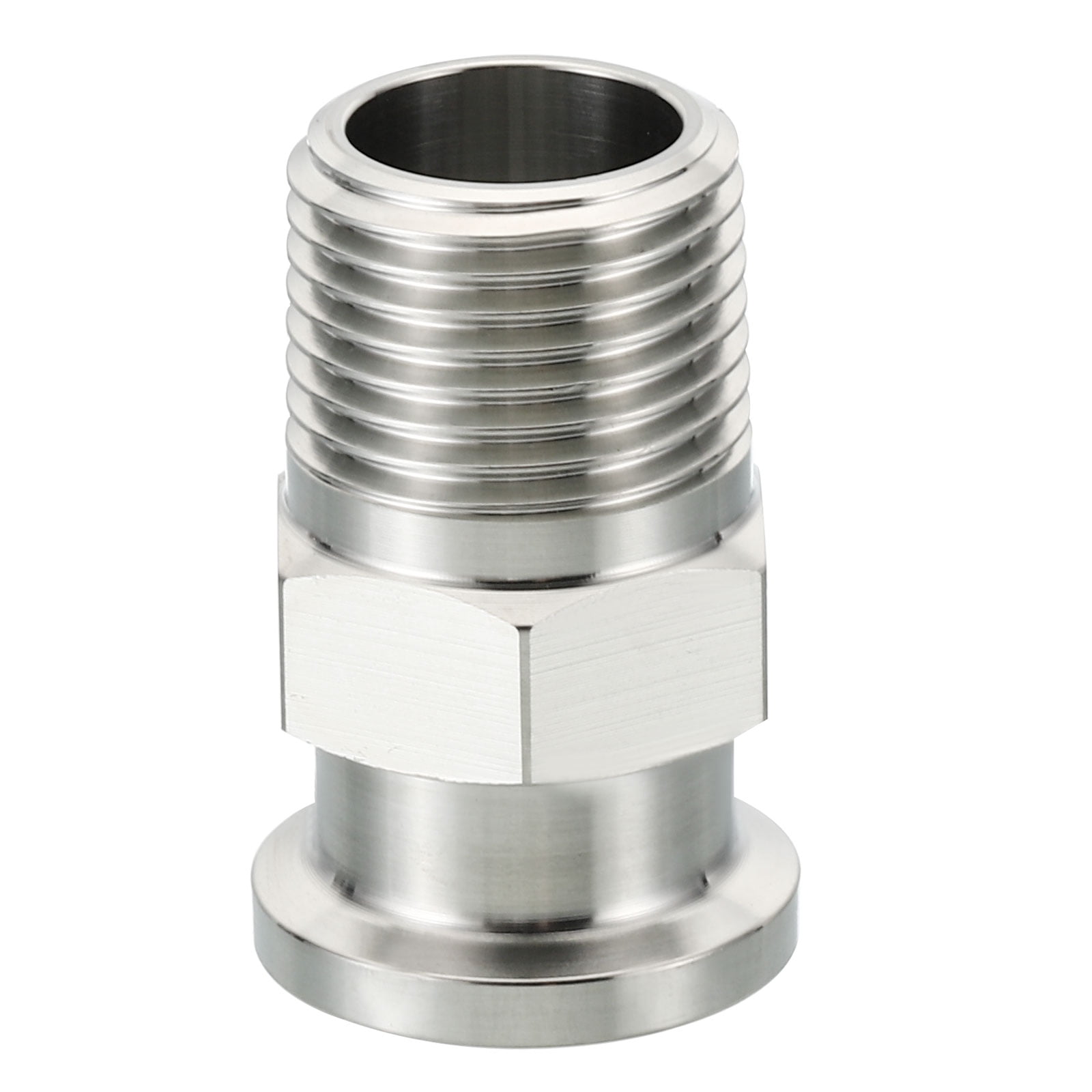 1 Inch TC Tri Clamps Adaptor, Tri-Clover Fittings to NPT 1/2" Male ...