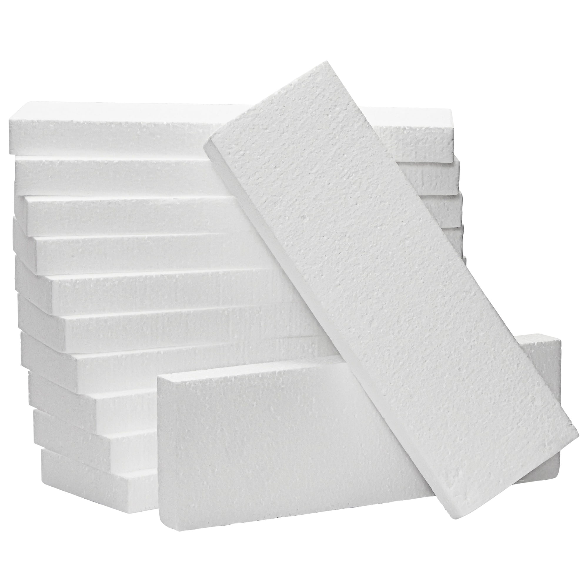 1-Inch Thick Foam Rectangle Blocks for Crafts, Diorama Supplies ...