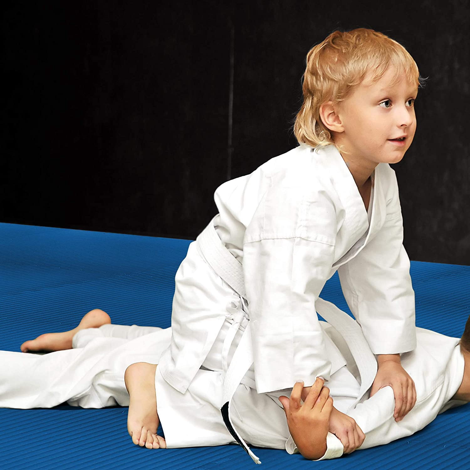 1 Inch Thick Martial Arts EVA Foam Exercise Mat, Tatami Pattern ...