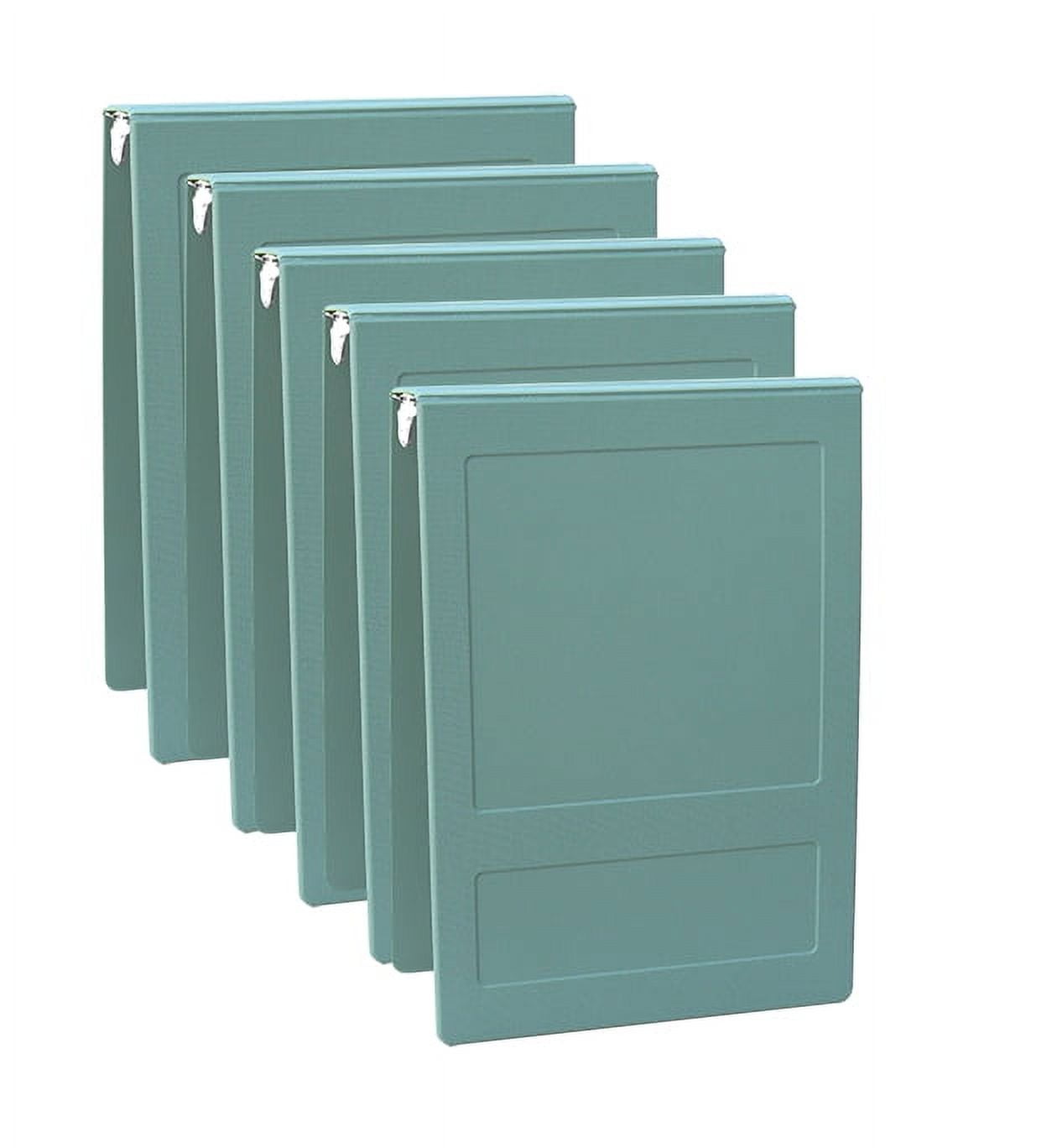 1 Inch Top Open 3 Ring Binder In Seafoam (5 Pack) - Walmart.com