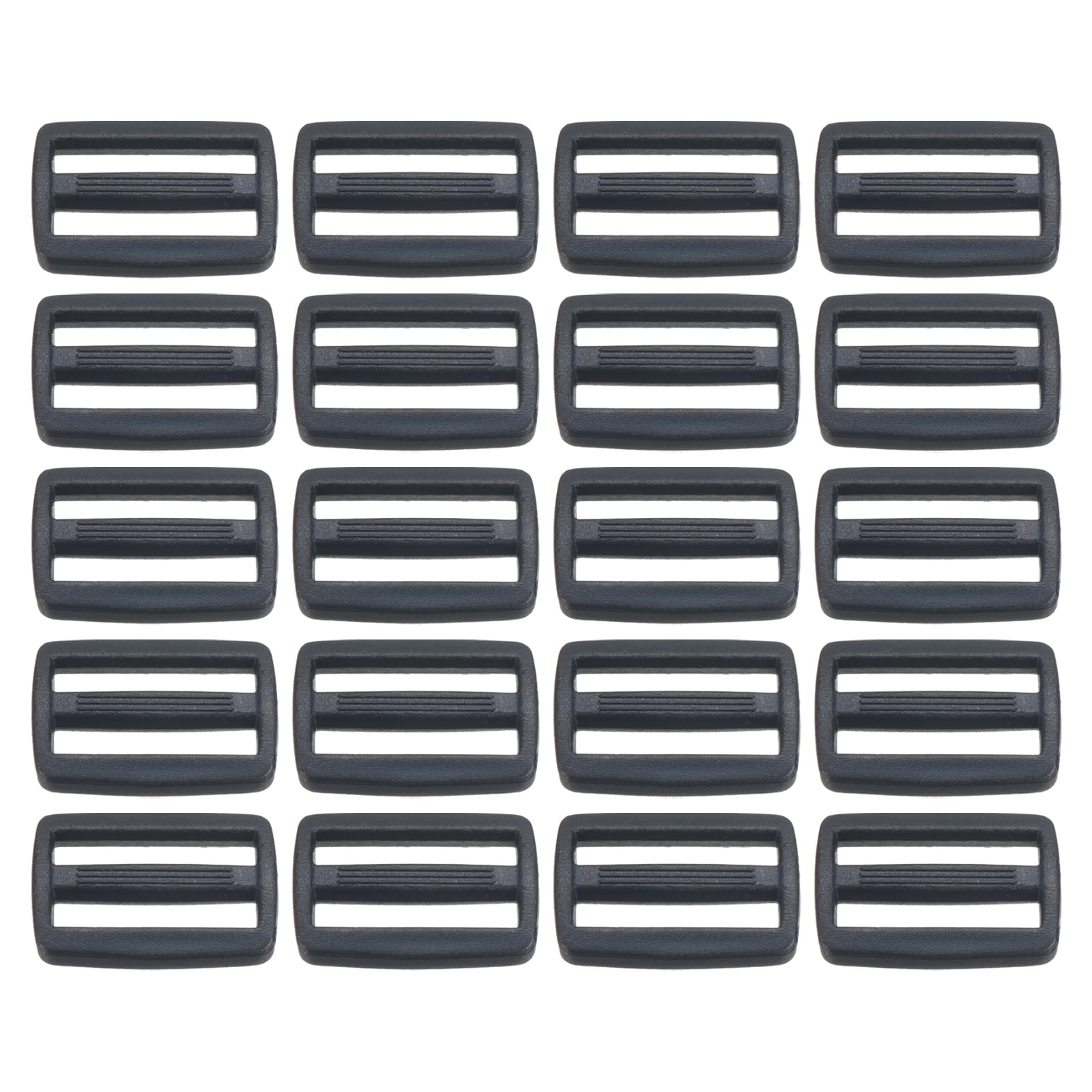 1 Inch Tri-Glide Slide Buckles Webbing Strap Fastener, Navy Blue, 50 ...