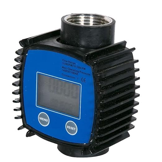 1 Inch Turbine Flow Meter Water Sensor Meter Digital Flow Water Meter ...