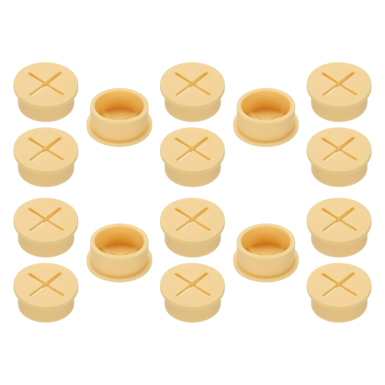 1 Inch Wire Rubber Grommets, 16Pcs Desk Grommet Cable Grommet Hole ...