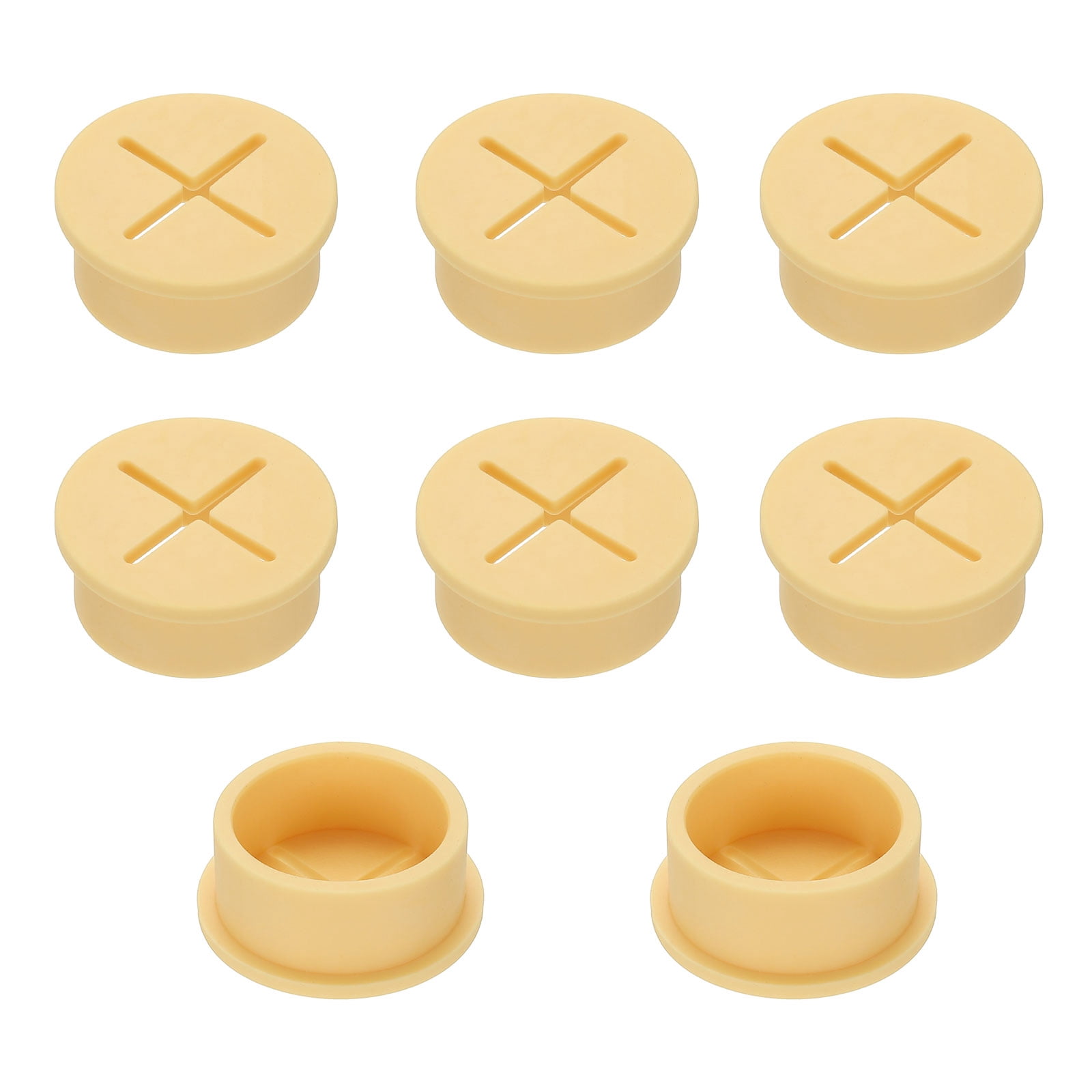 1 Inch Wire Rubber Grommets, 8Pcs Desk Grommet Cable Grommet Hole Cover ...
