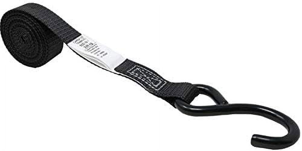1 Inch X 8 Foot Replacement Ratchet Strap, Vinyl Coated S Hook On One ...