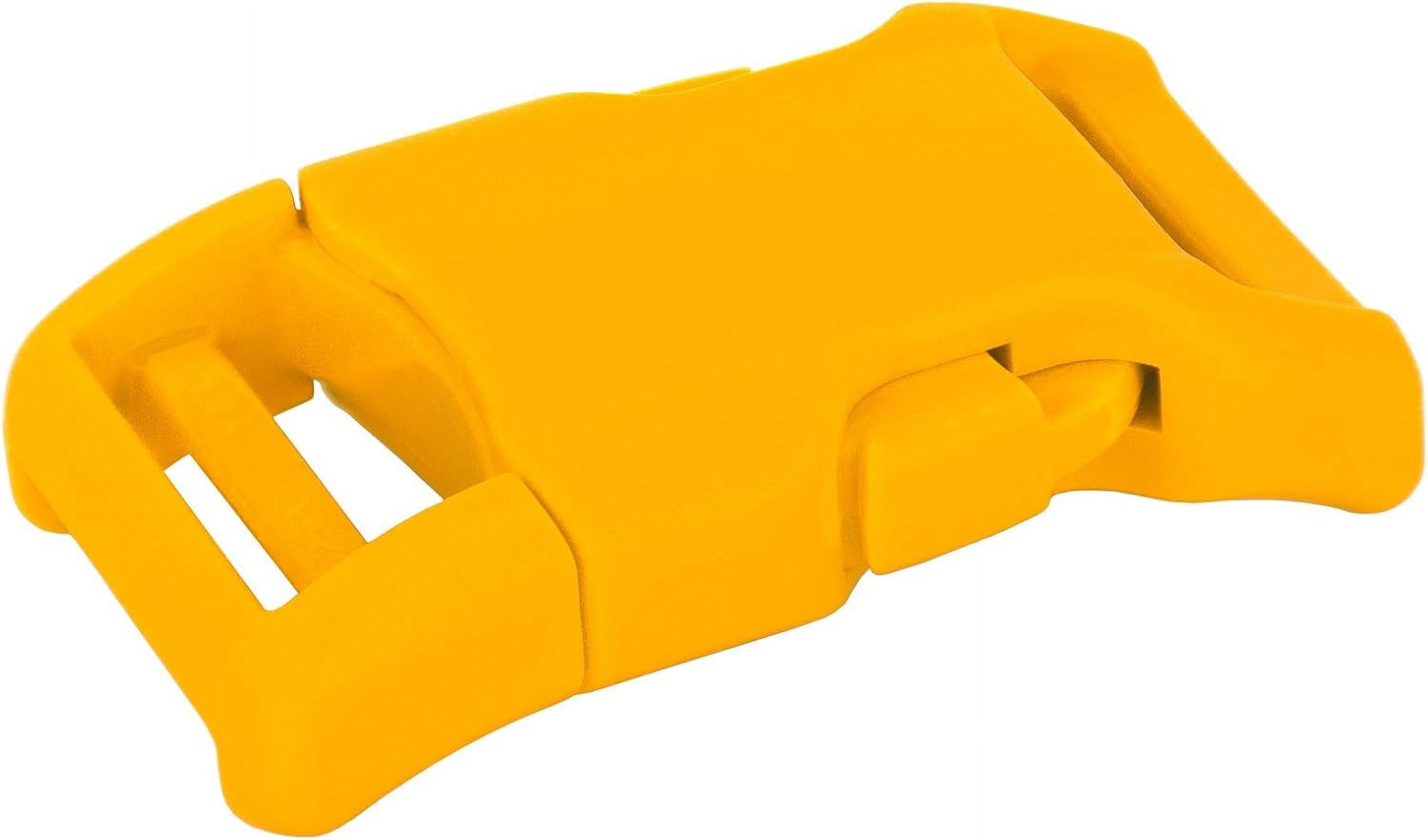 1 Inch Yellow Contoured Side Release Plastic Buckle (10 Pack) - Walmart.com