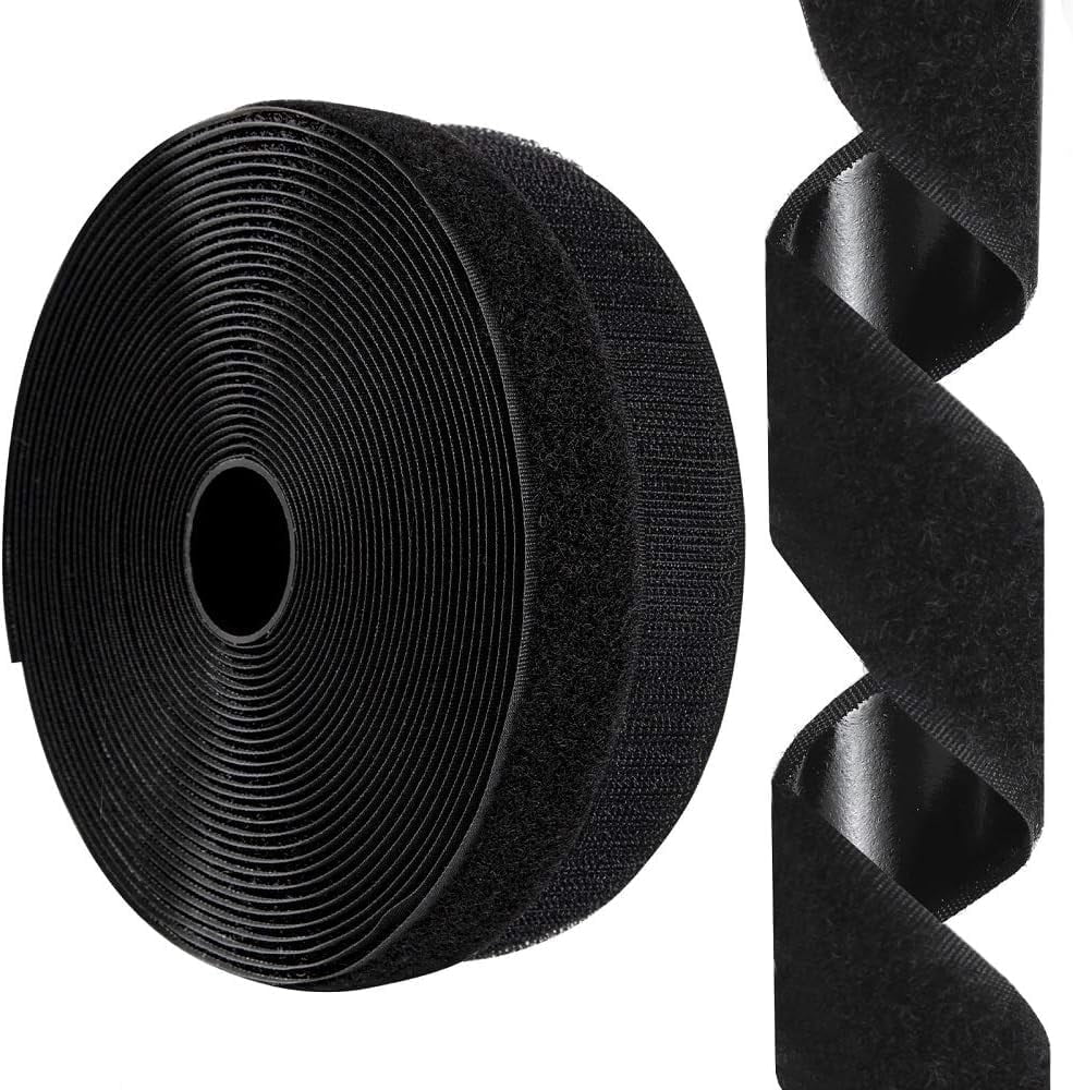 1'' x 26Ft Hook and Loop Sheet Tape Fastener, Self Adhesive Heavy Duty ...