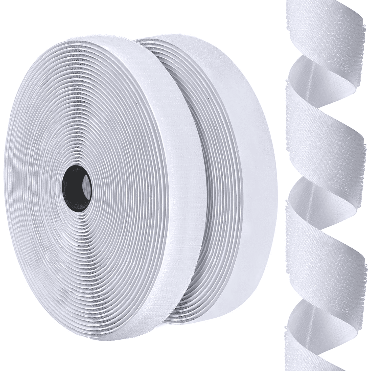 1 Inch x 28 Ft Strips with Adhesive, Nylon Self Adhesive Heavy Duty ...