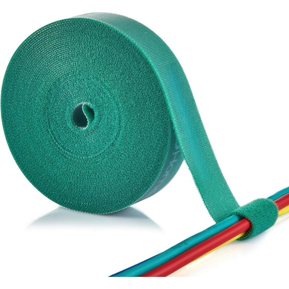 1 Inch x 30 FT Double Sided Hook and Loop Roll Tape - Two Sided, Self ...