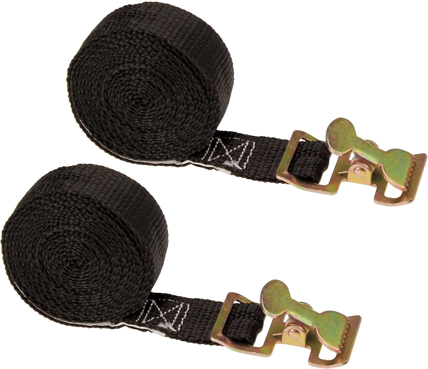 1 Inch x 8 Foot Action Spring Buckle Strap with Alligator Clip 2 Pack ...
